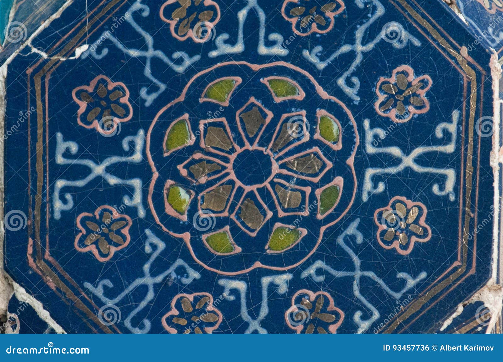 Asian ceramic patterns stock photo. Image of mosaic, texture - 93457736