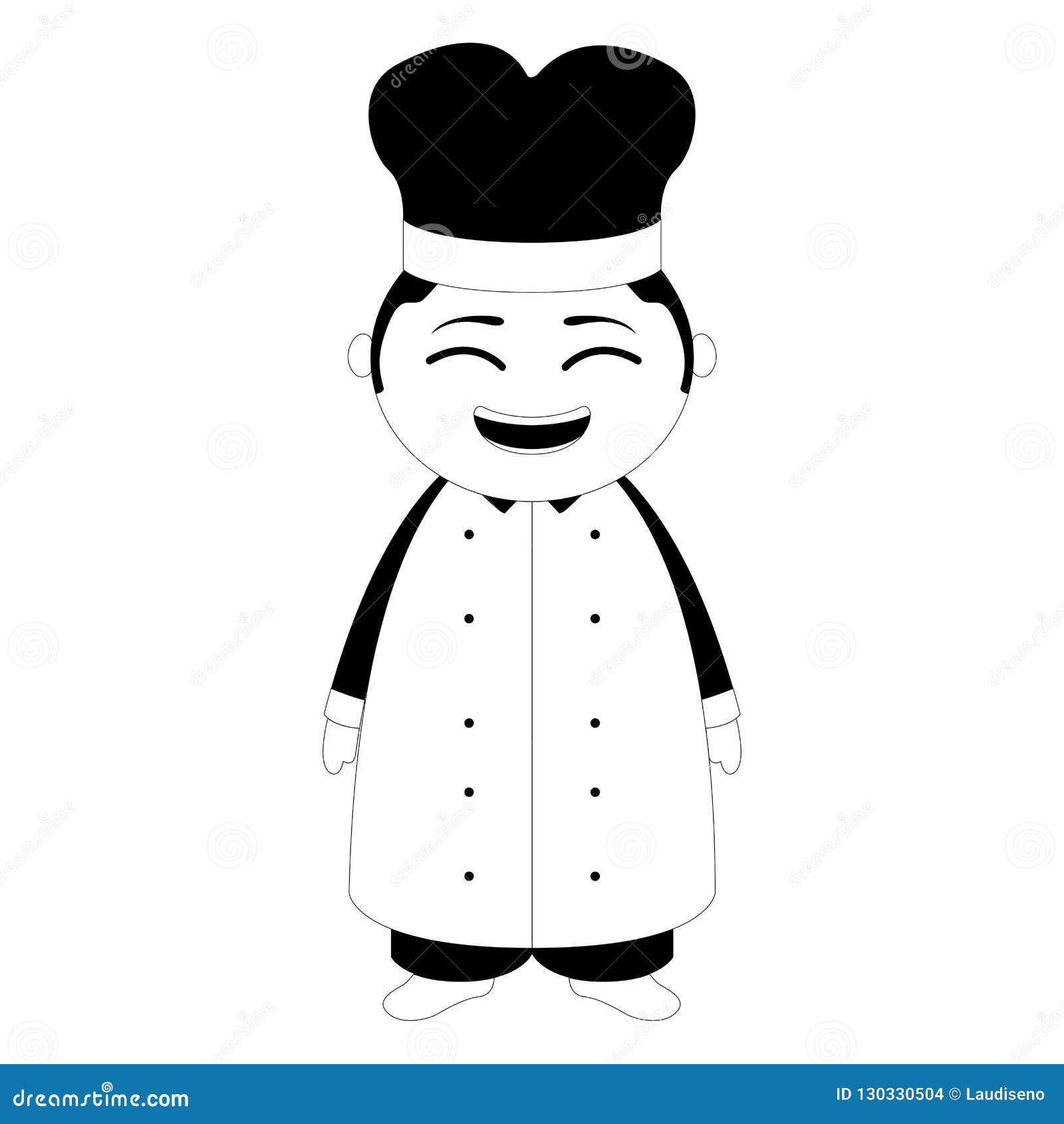 Asian Chef Cartoon Character Stock Vector - Illustration of uniform ...
