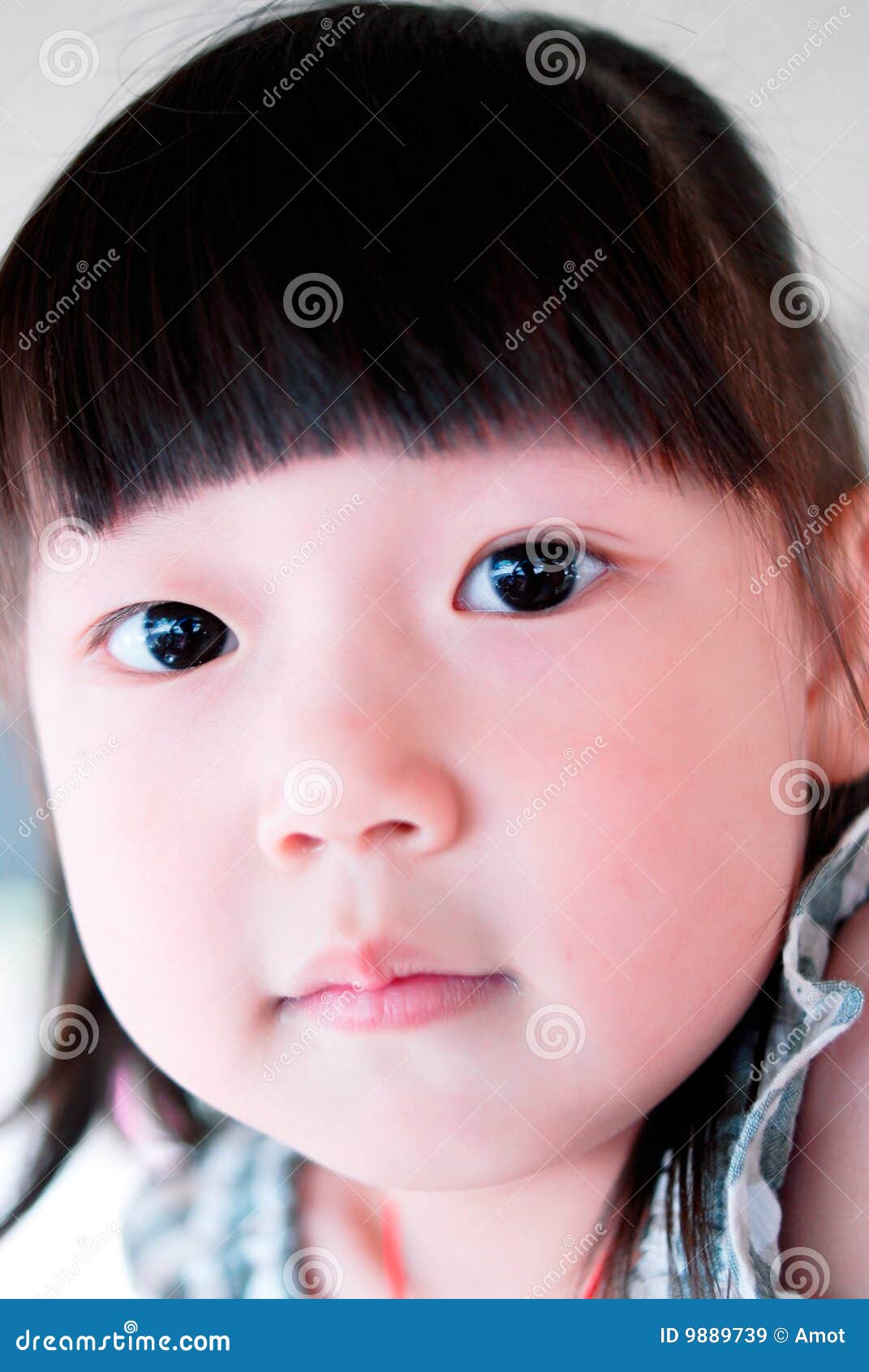Asian child face stock image. Image of asia, carefree - 9889739