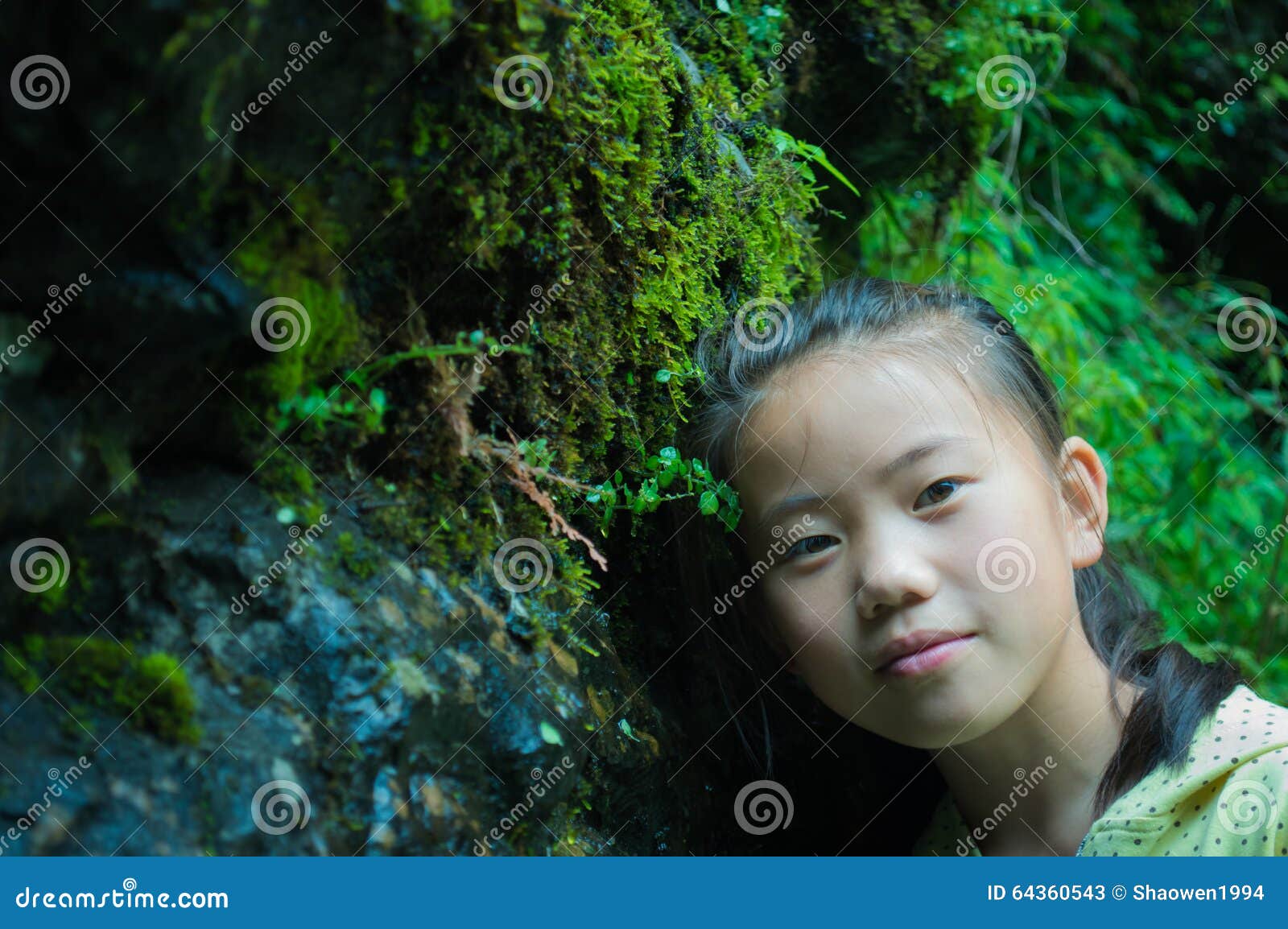 Asian child Portrait stock image. Image of asian, tween - 64360543