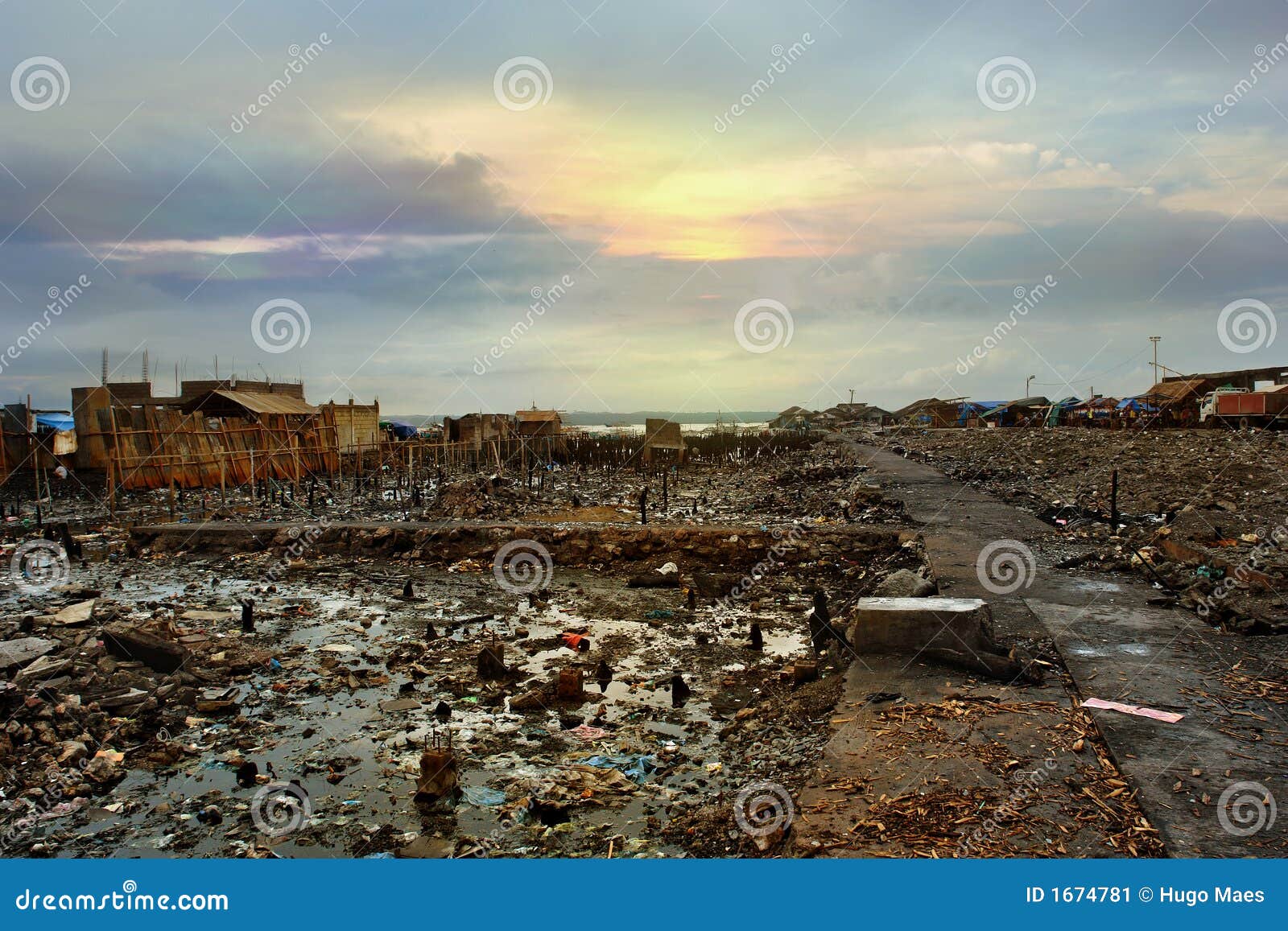 Asian city disaster stock image. Image of destroy, mourn - 1674781