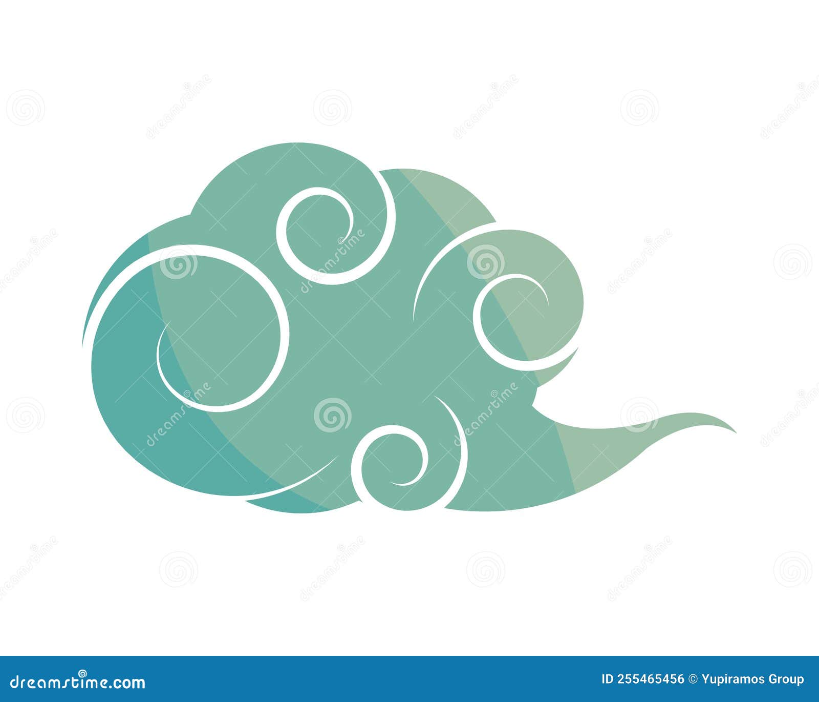 Asian cloud design stock illustration. Illustration of traditional ...