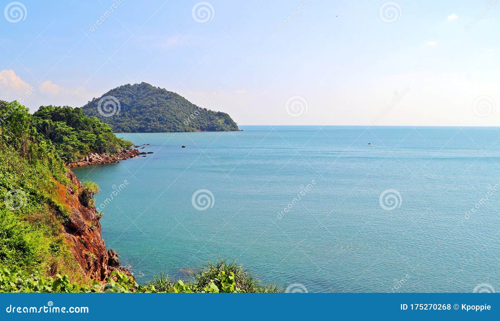 Asian coastline view stock photo. Image of beach, calm - 175270268