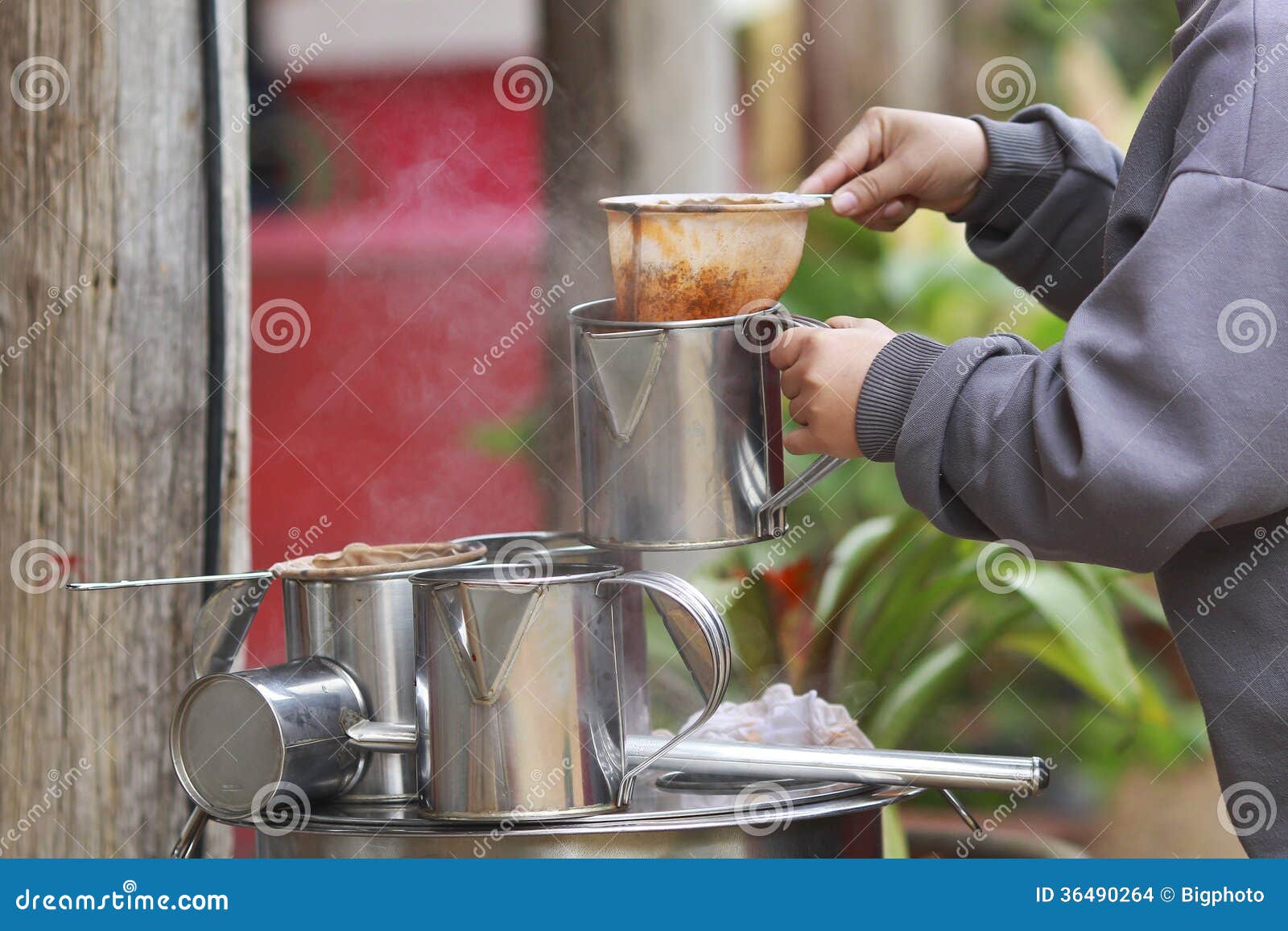 Asian Coffee and Tea pot stock photo. Image of rusty - 36490264