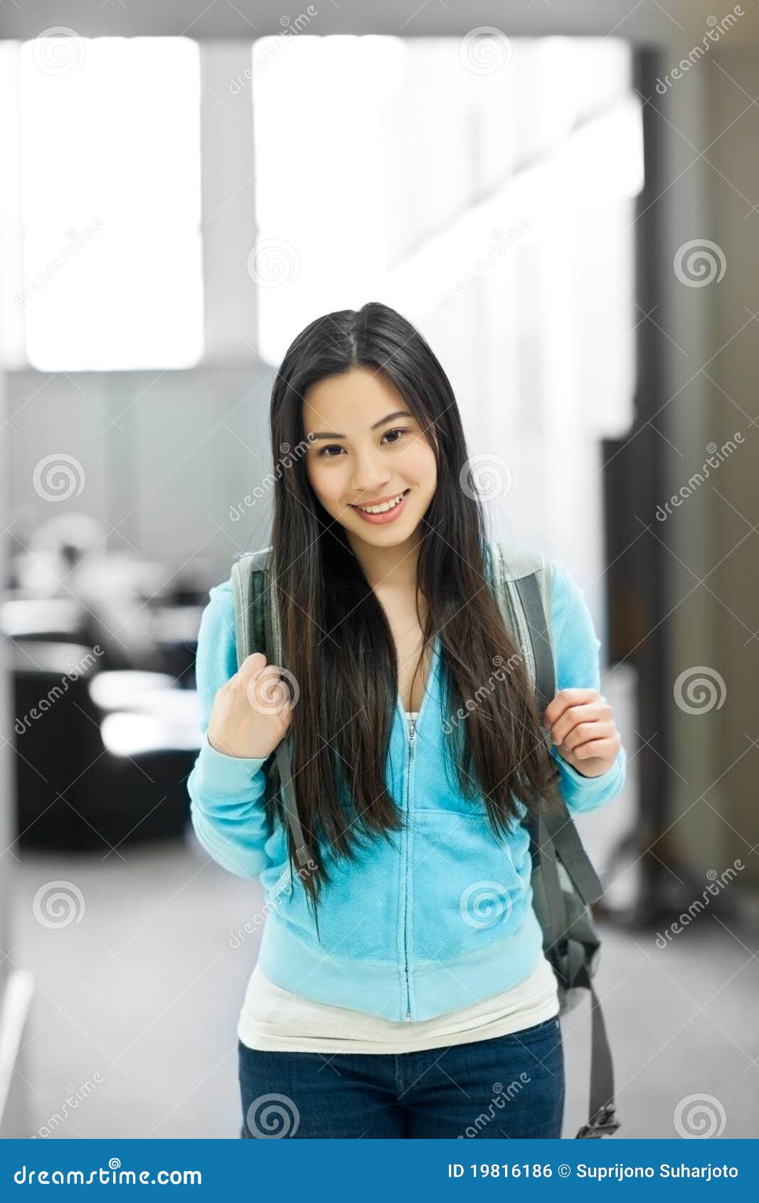 Asian college student stock photo. Image of female, casual - 19816186