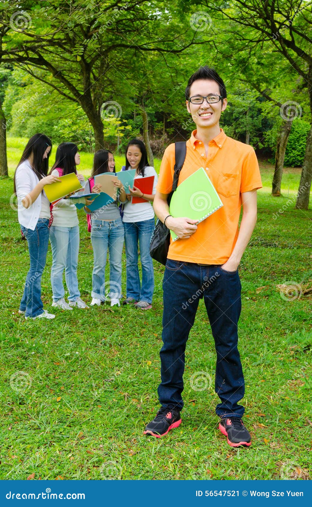 Asian college student stock image. Image of healthy, korean - 56547521