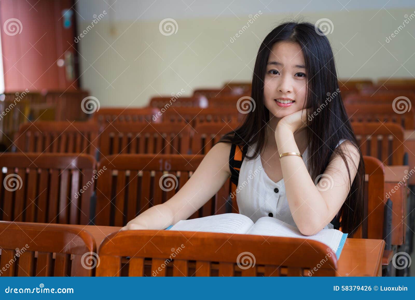Asian college students stock photo. Image of study, asian - 58379426