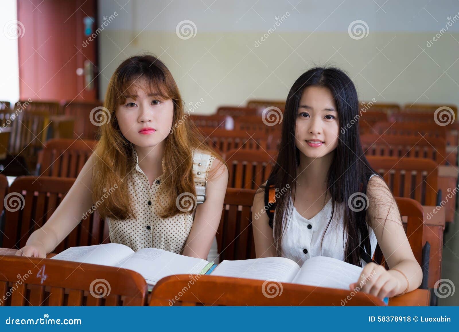 Asian college students stock photo. Image of toothy, classmate - 58378918