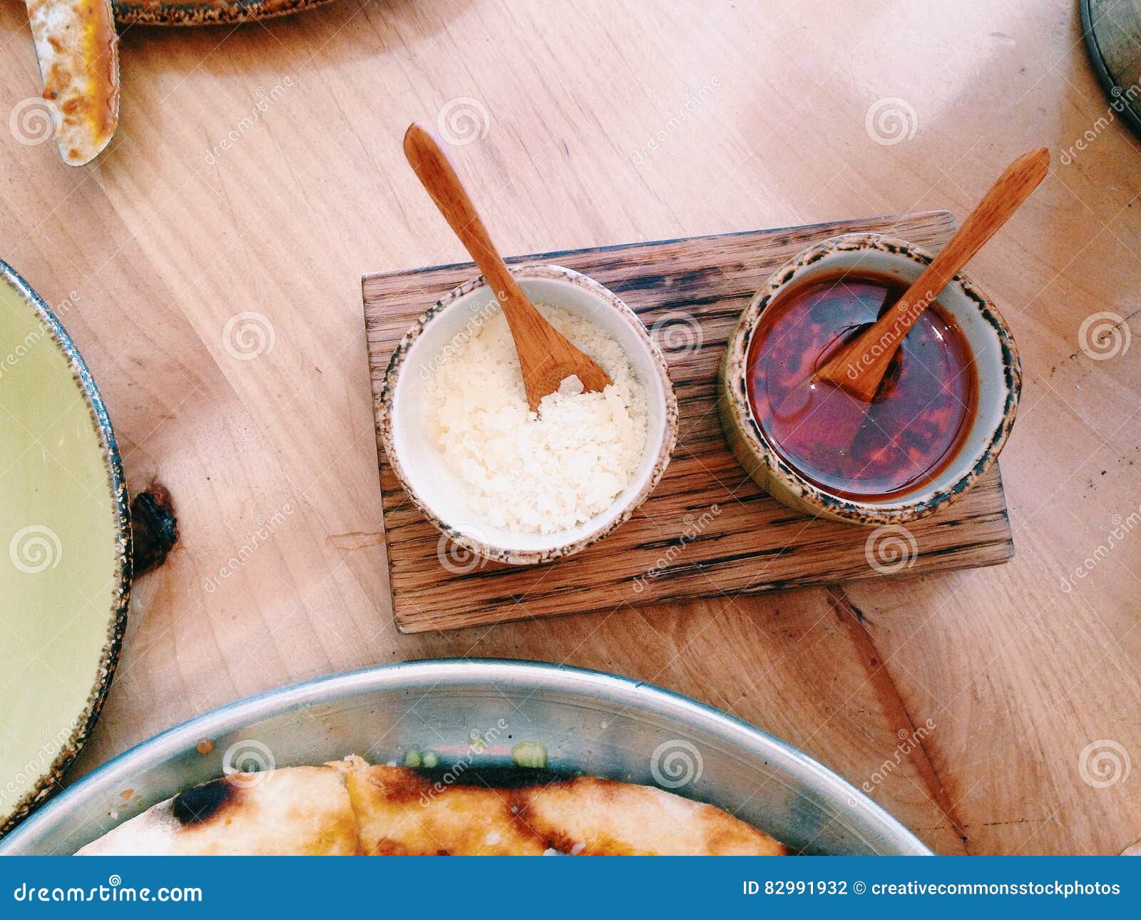 Asian Condiments On Table Picture. Image: 82991932