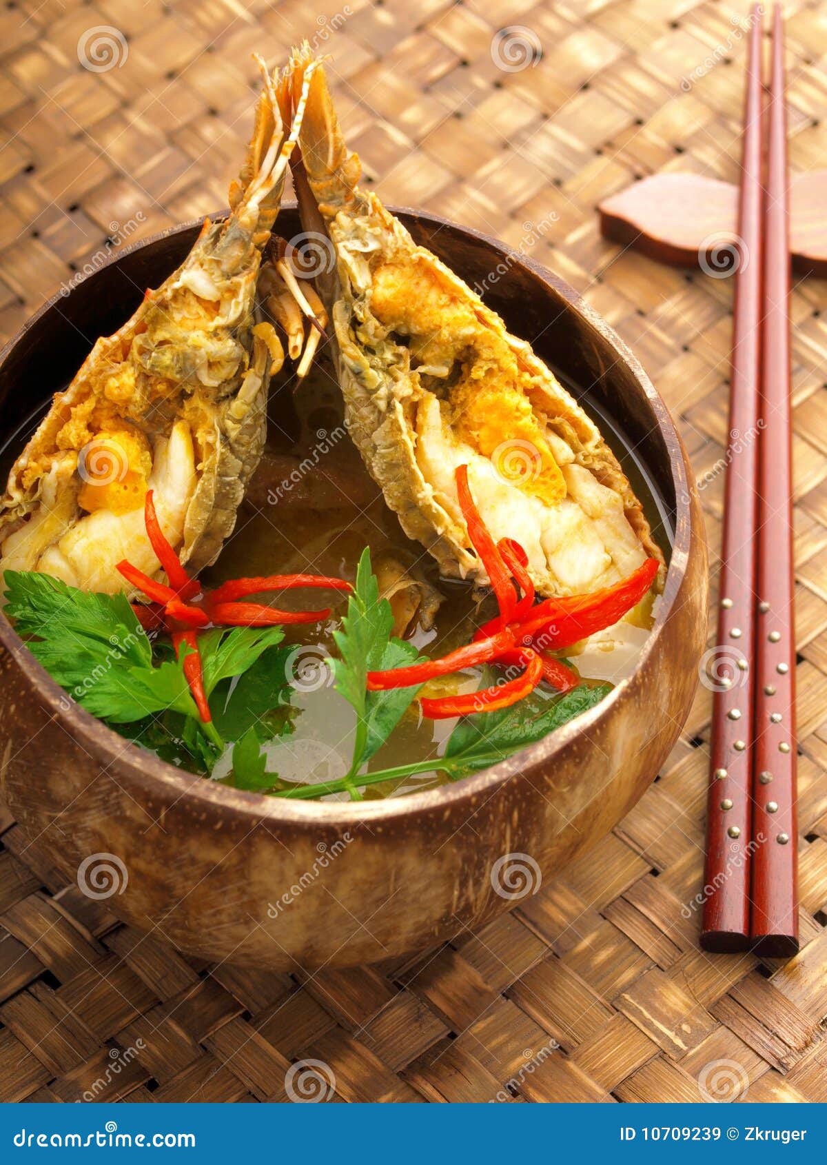 Asian crayfish curry stock image. Image of seafood, slipper - 10709239