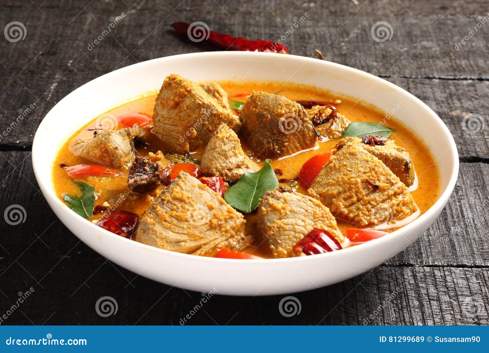 Asian cuisine-Fish curry stock image. Image of japanese - 81299689