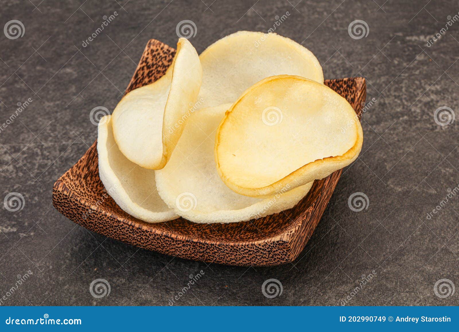 Asian Cusine - Homemade Prawn Chips Stock Image - Image of asia, shrimp ...