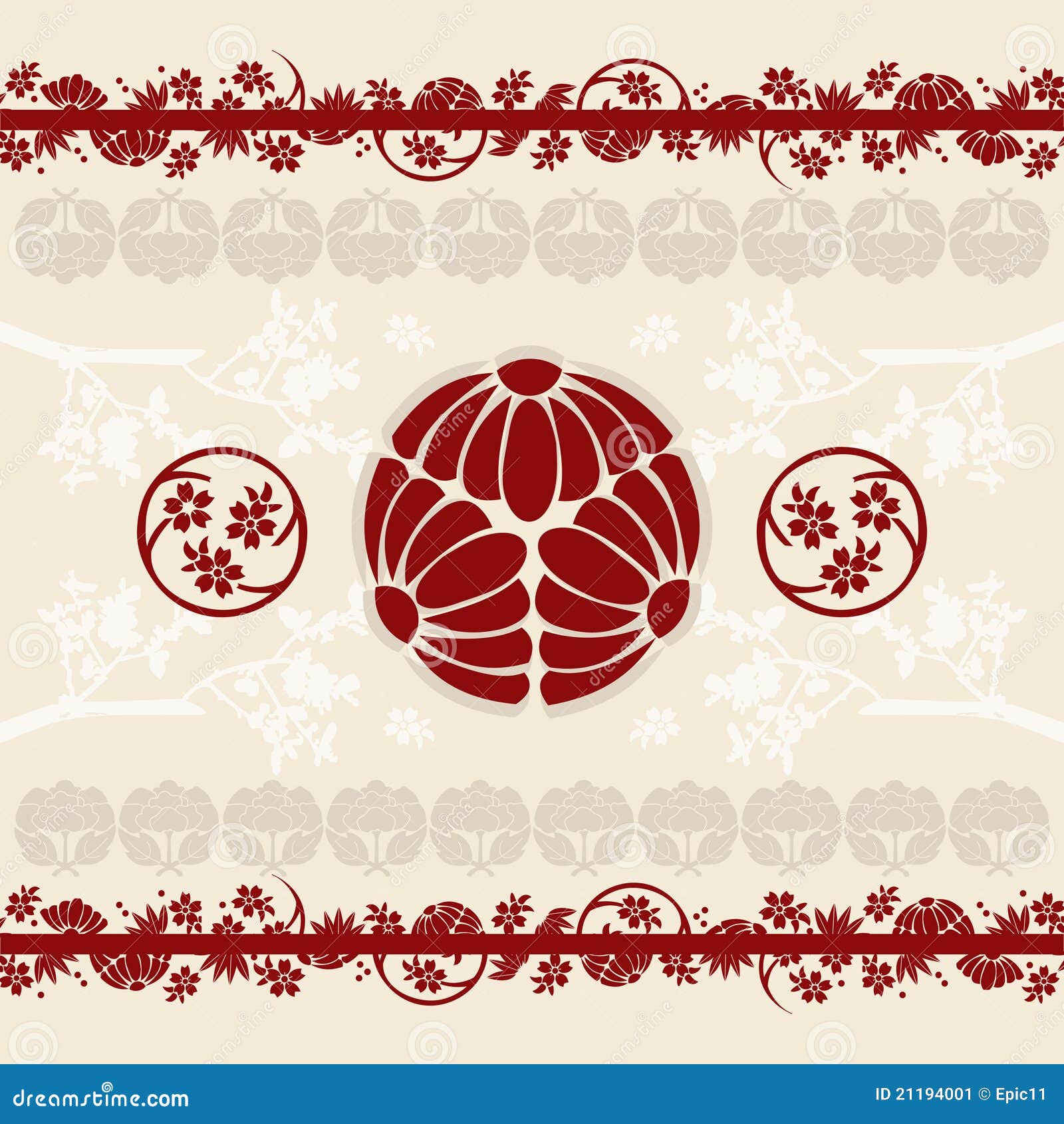 Asian designs background stock vector. Illustration of oriental - 21194001