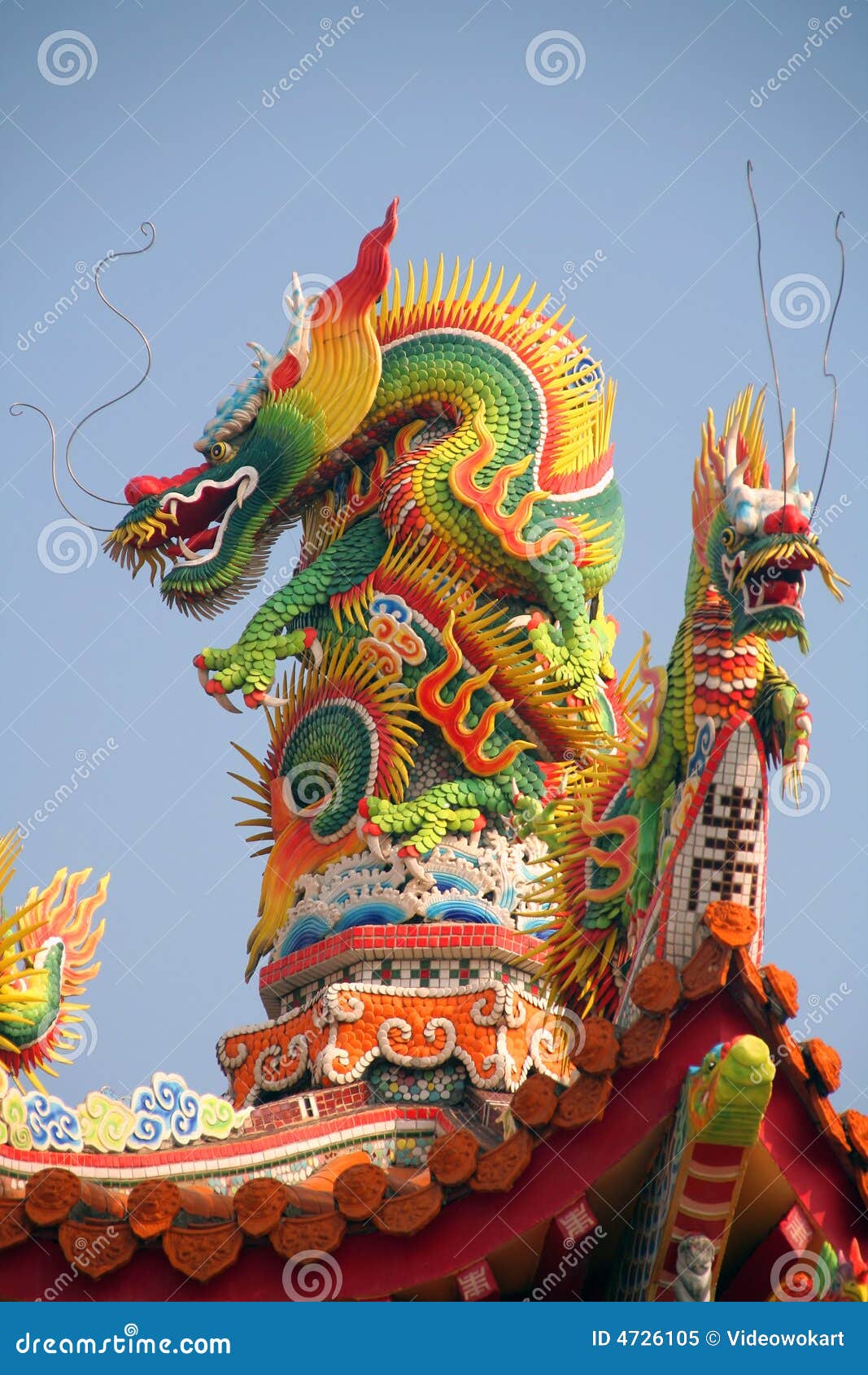 Asian Dragon Serpent Statue Stock Photography | CartoonDealer.com ...