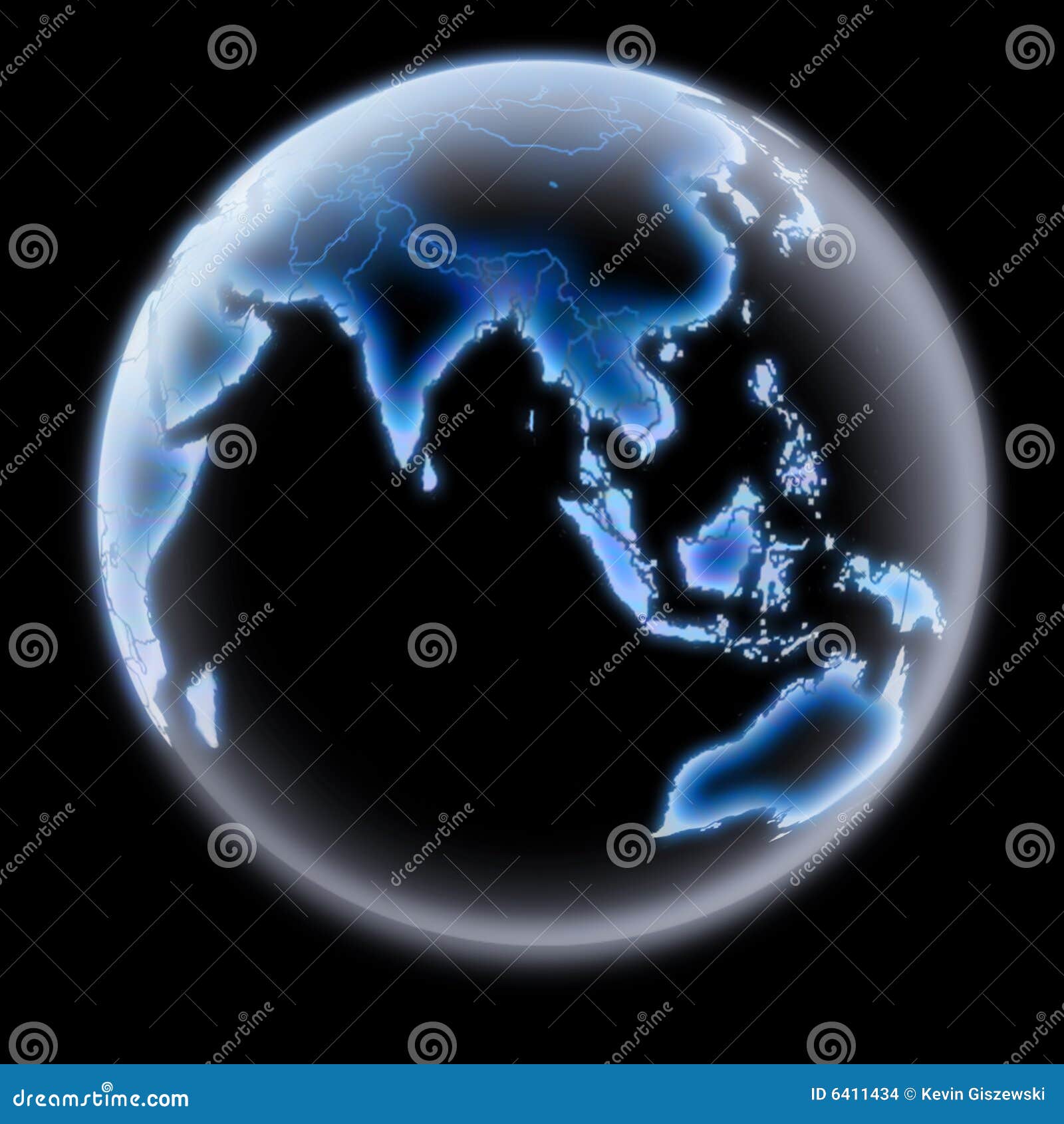 Asian Earth stock illustration. Illustration of globe - 6411434