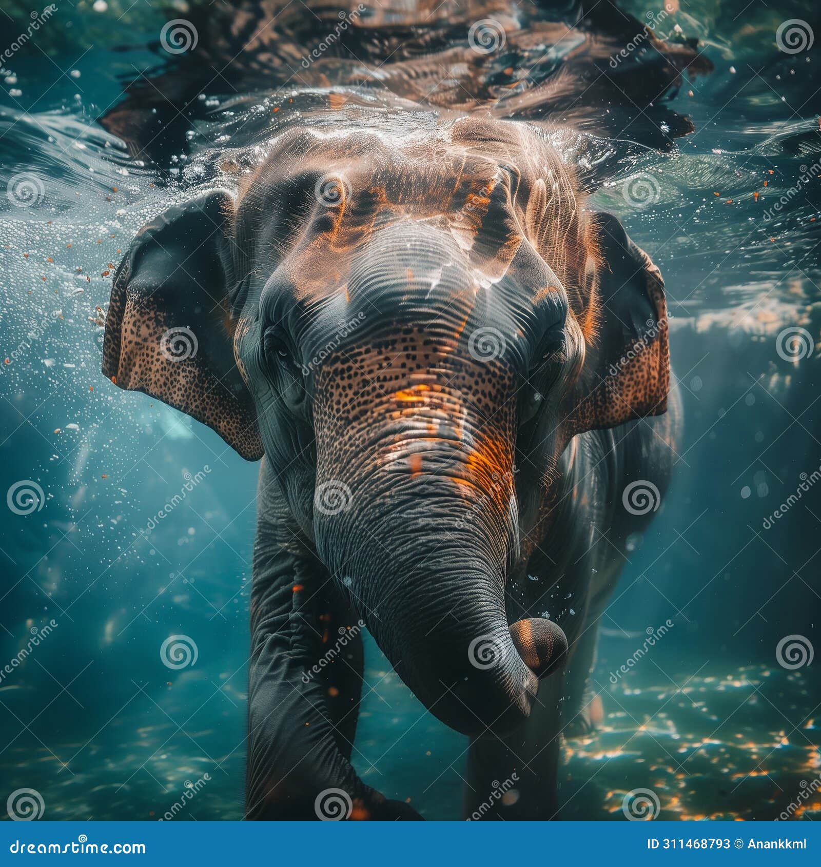 Asian Elephant Range Vector Illustration | CartoonDealer.com #21025548