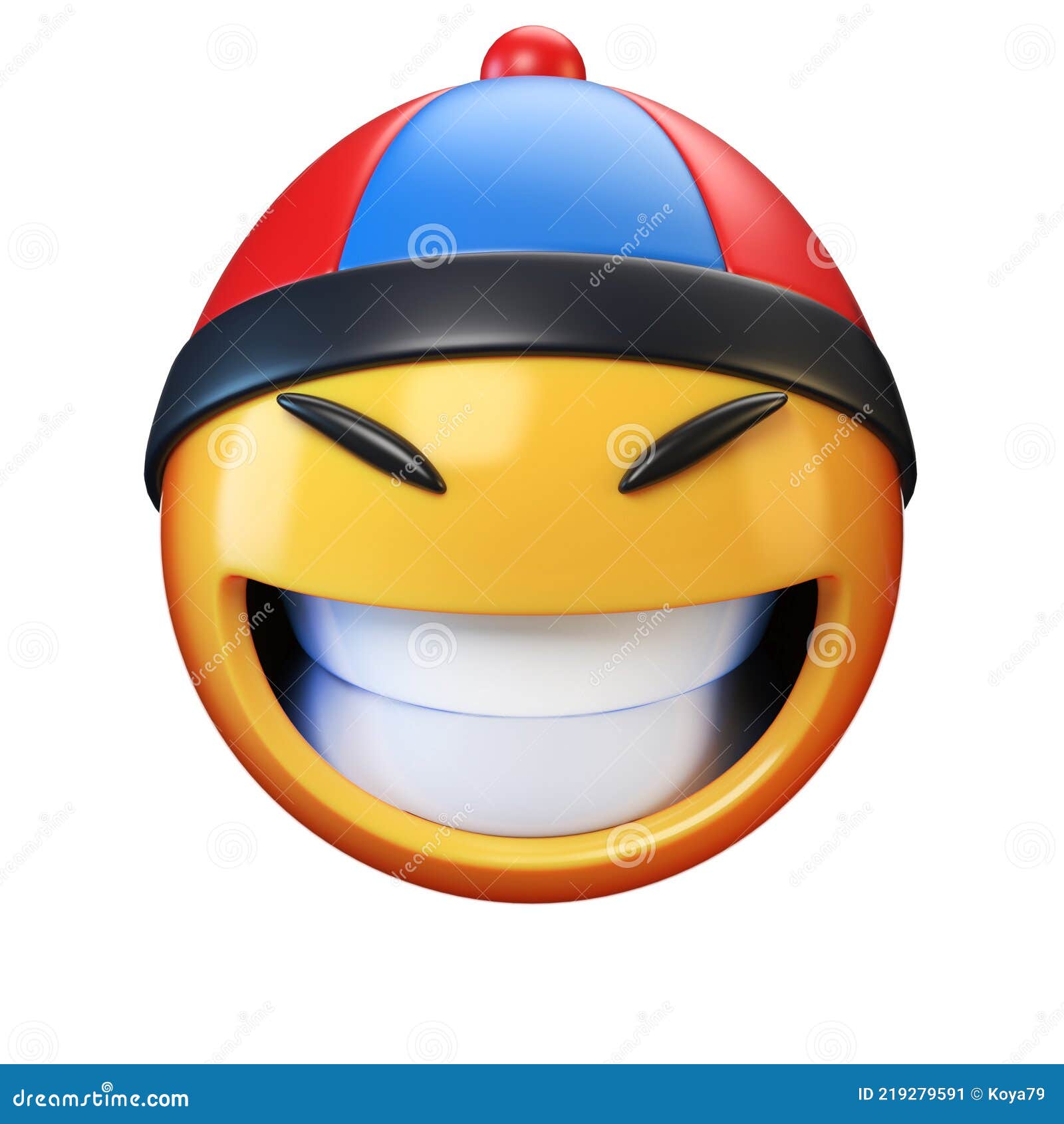 Set Of Asian Emoji Character. Cartoon Style Emotion Icons. Isolated ...
