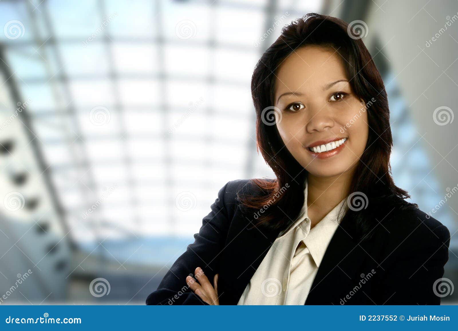 Asian Executive in Building Stock Photo - Image of interior, jacket ...