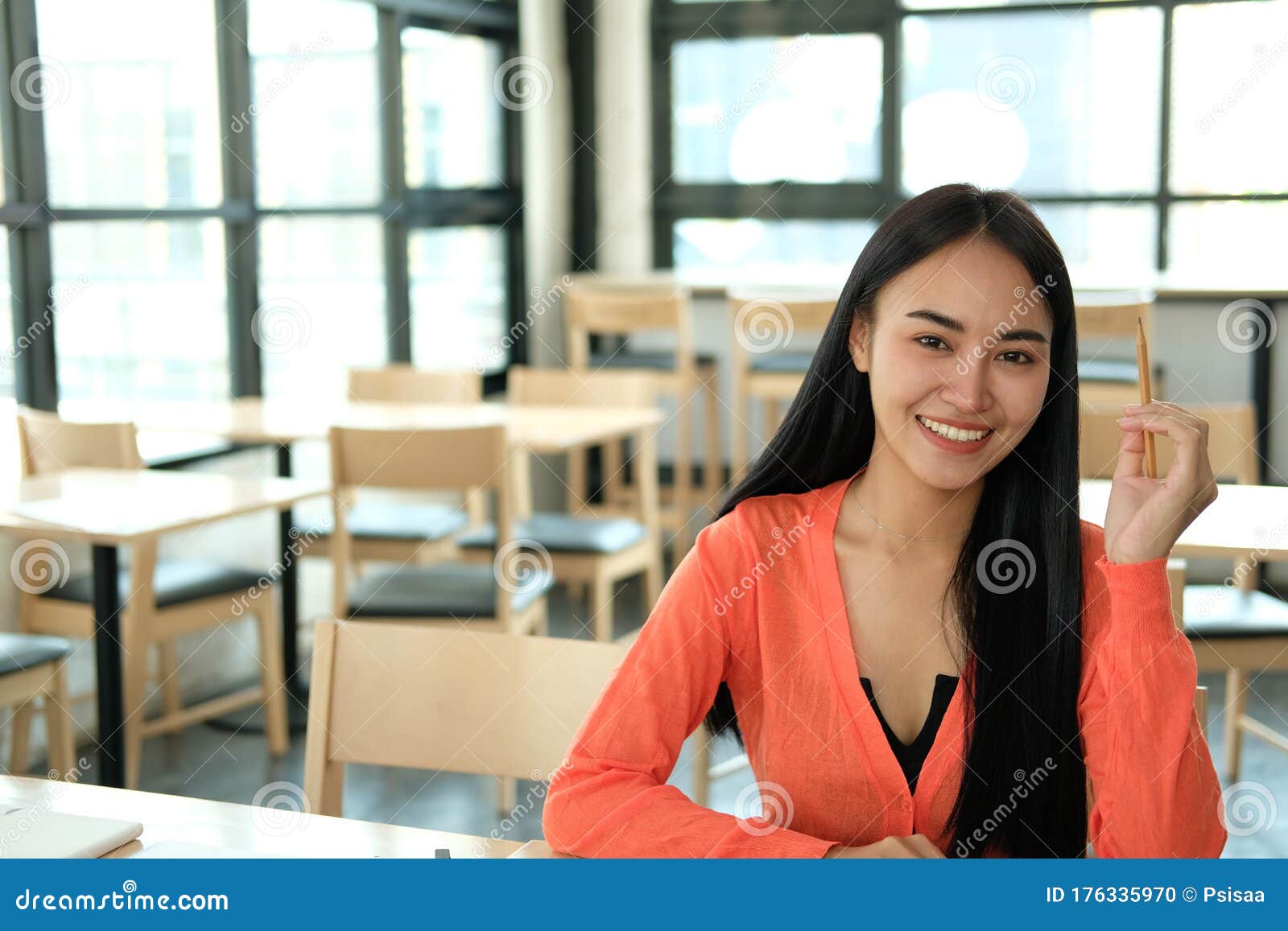 Asian Executive Businesswoman Woman Smiling at Business Workplace Stock ... Asian Executive Businesswoman Woman Smiling at Business Workplace Stock ...