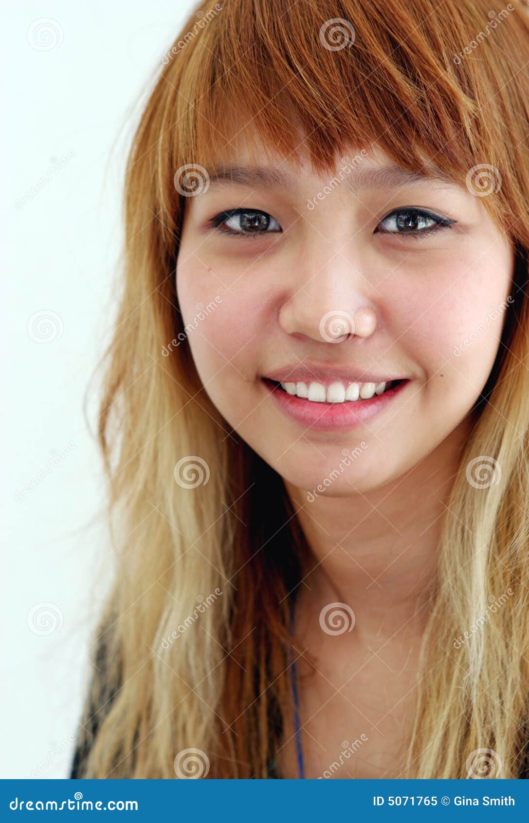 Asian face stock image. Image of blond, looking, fresh - 5071765