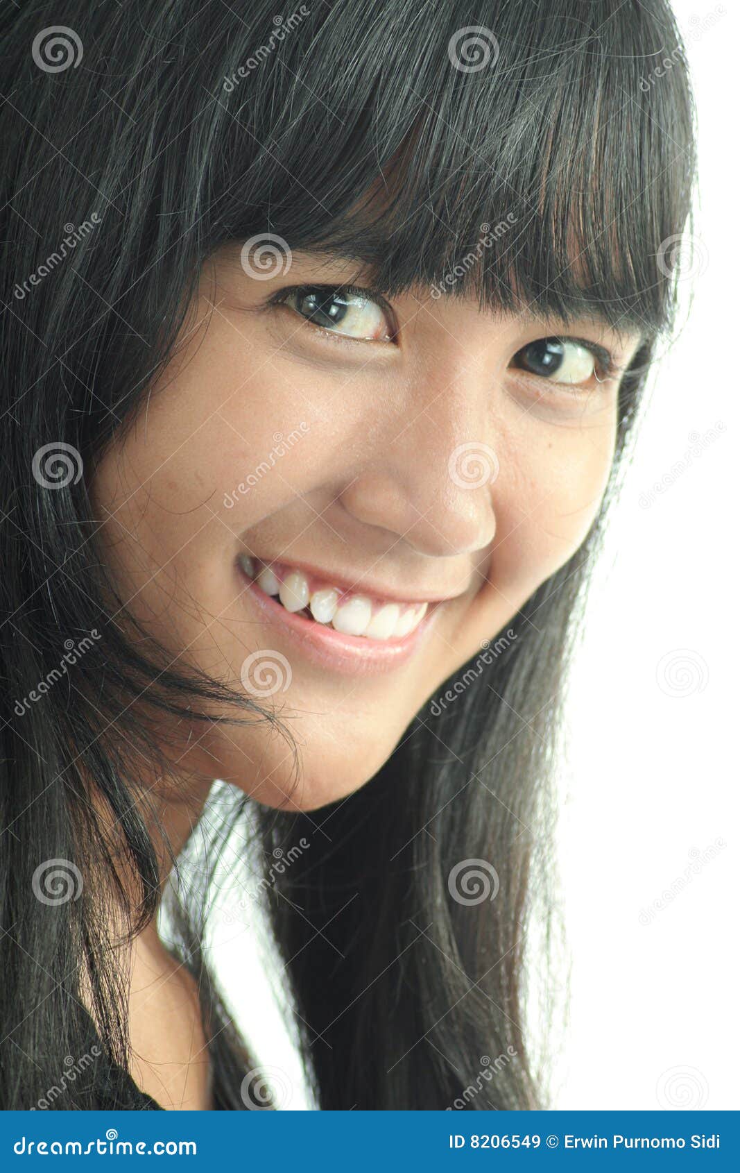 Asian face stock image. Image of feel, portriture, cute - 8206549