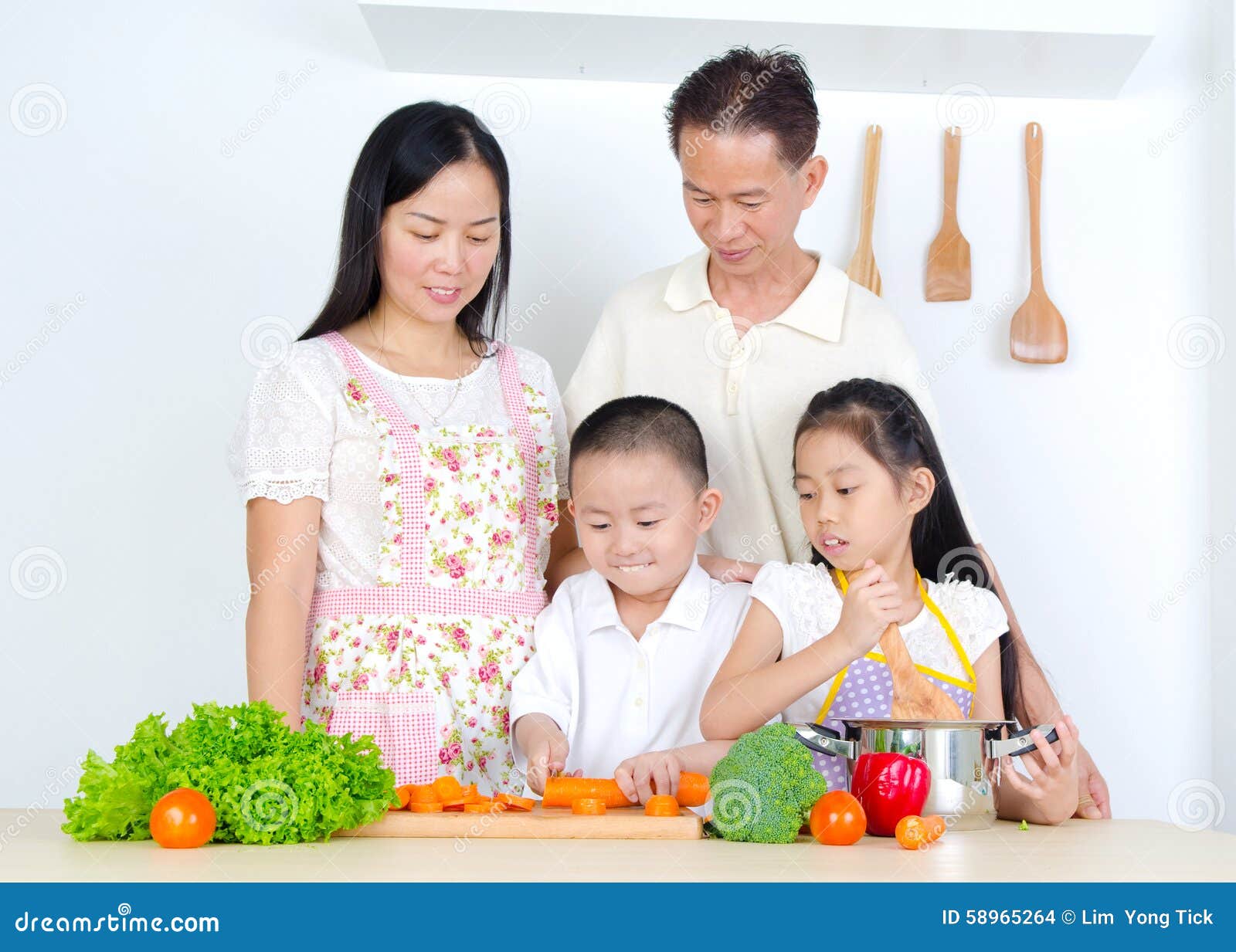 Asian family stock photo. Image of adorable, beautiful - 58965264