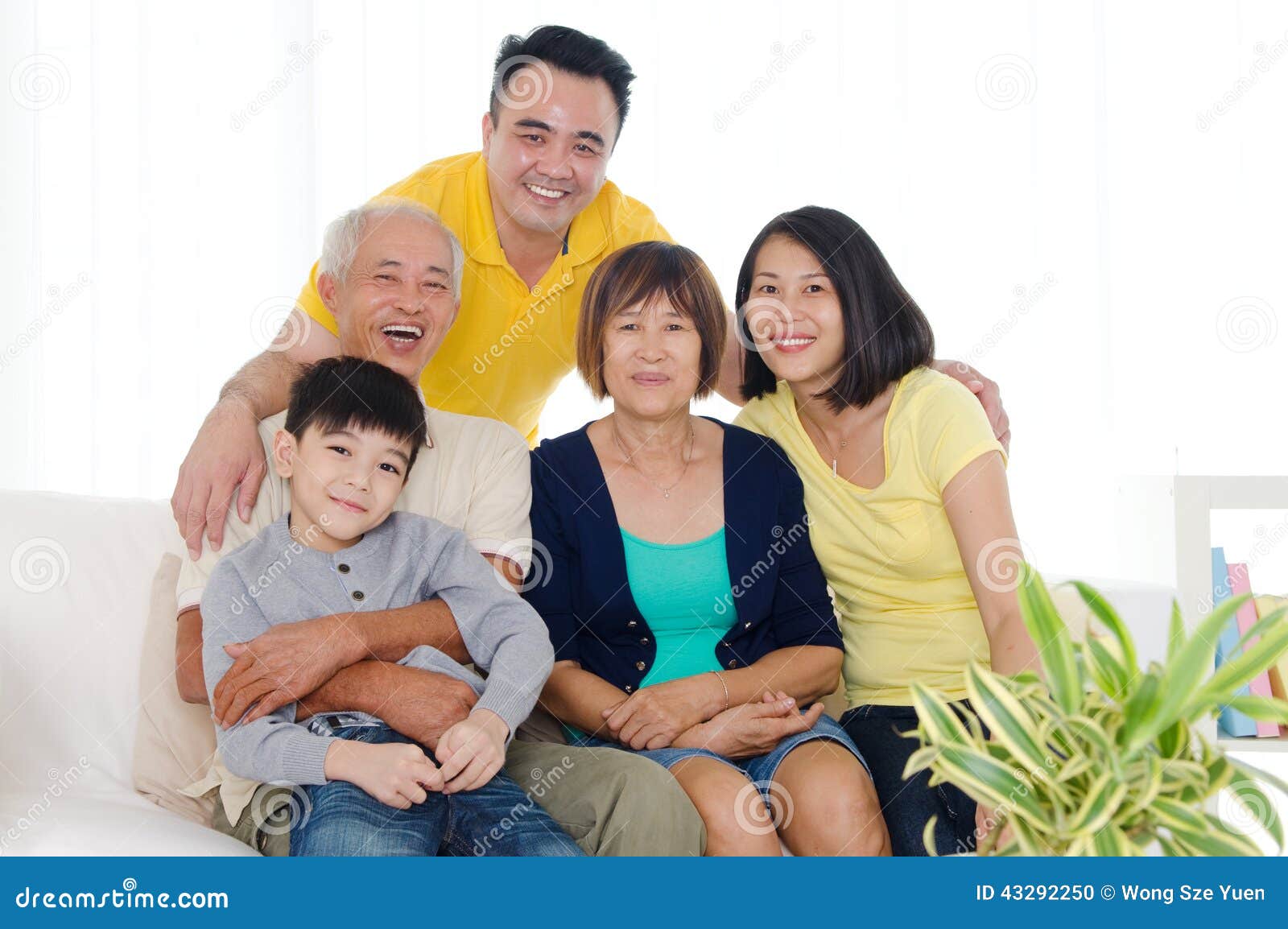 Asian family stock photo. Image of home, lifestyle, people - 43292250