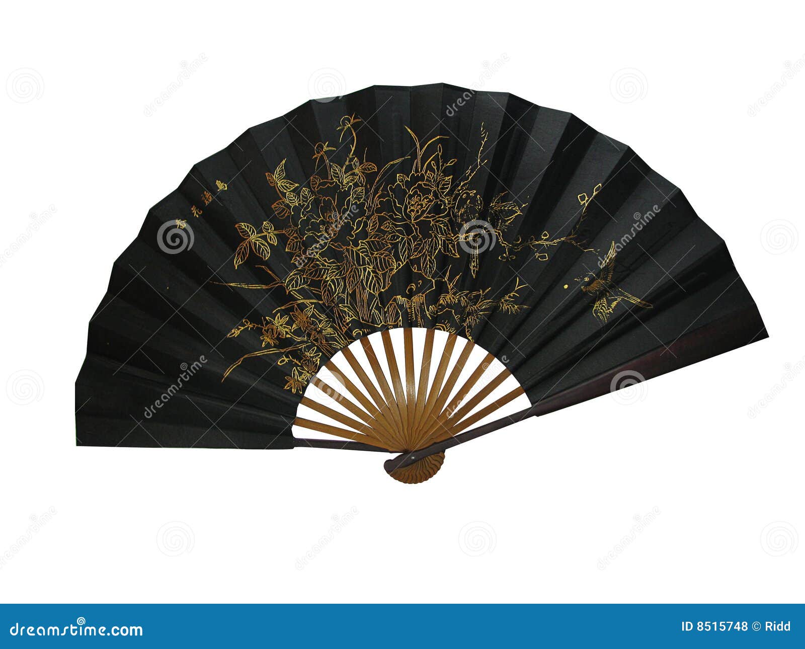Asian fan stock photo. Image of asian, decoration, bamboo - 8515748