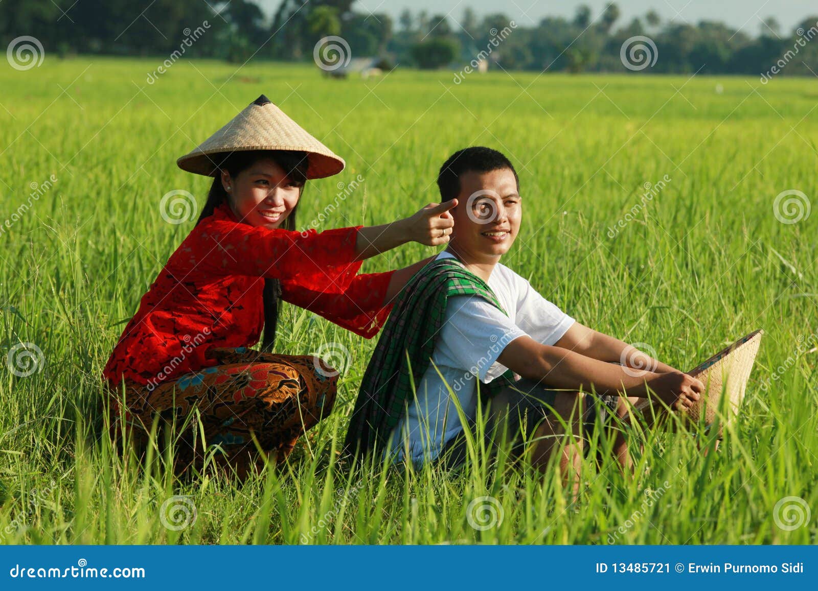 Asian farmer stock image. Image of farm, glad, costume - 13485721
