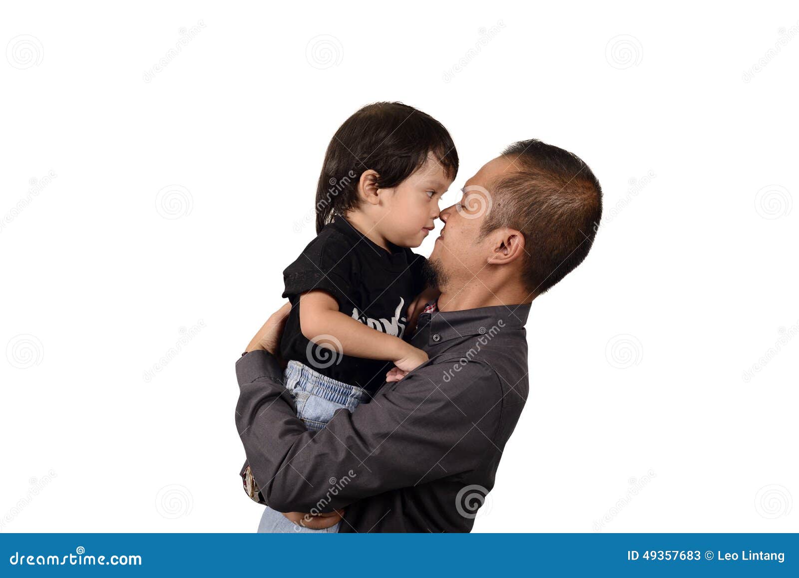Asian Father Hug His Son stock image. Image of parenthood - 49357683