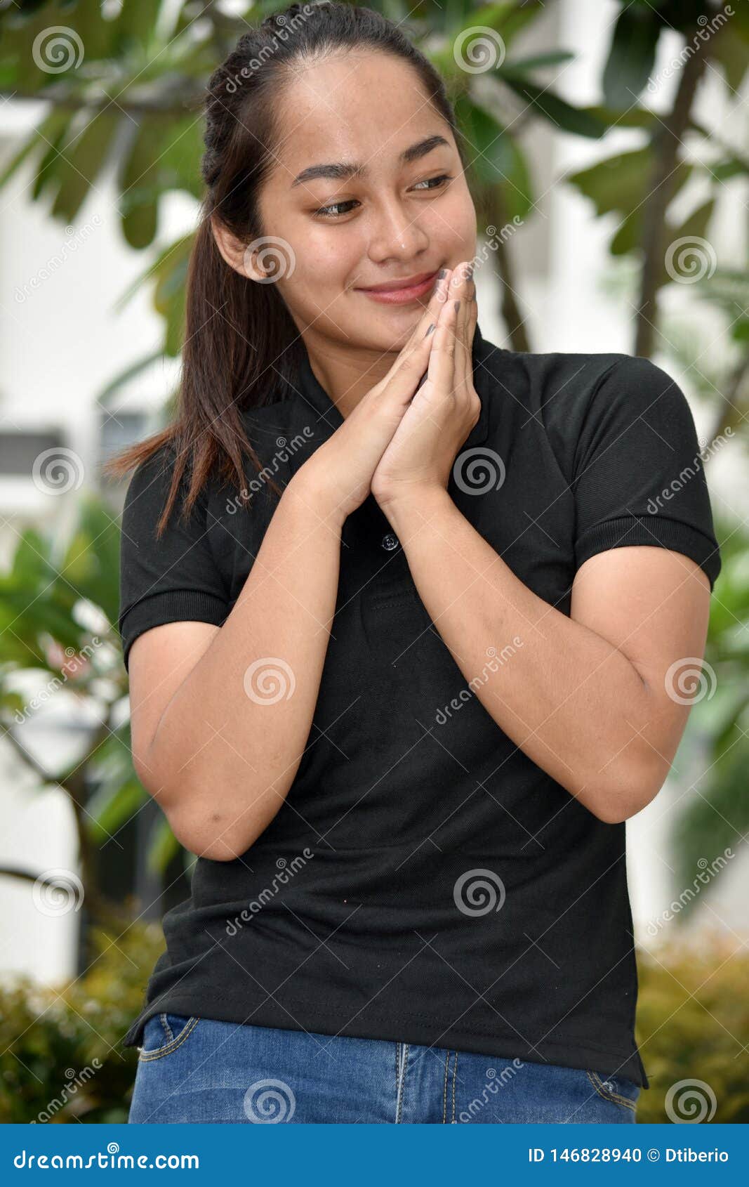 Asian Female and Appreciation Stock Photo - Image of thankful, female ...