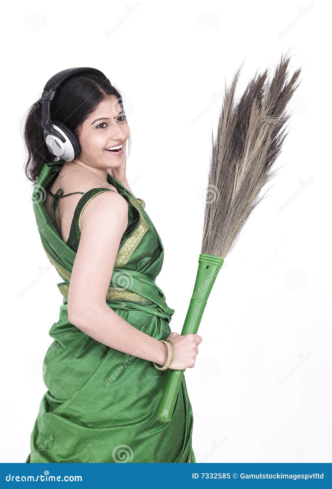 Asian female sweeper stock image. Image of cosmetics, black - 7332585