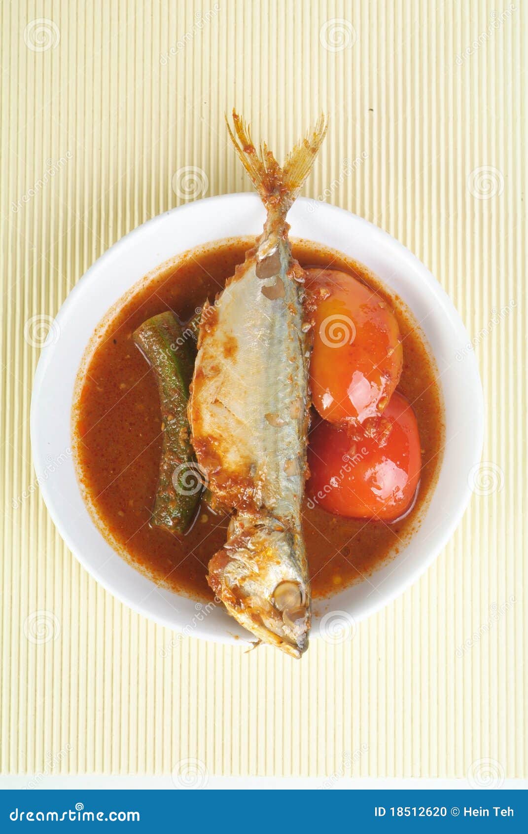 Asian food asam fish stock photo. Image of steamed, bones - 18512620