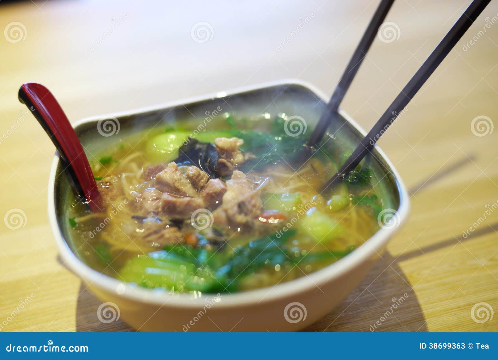 Asian food and chopsticks stock image. Image of broth - 38699363