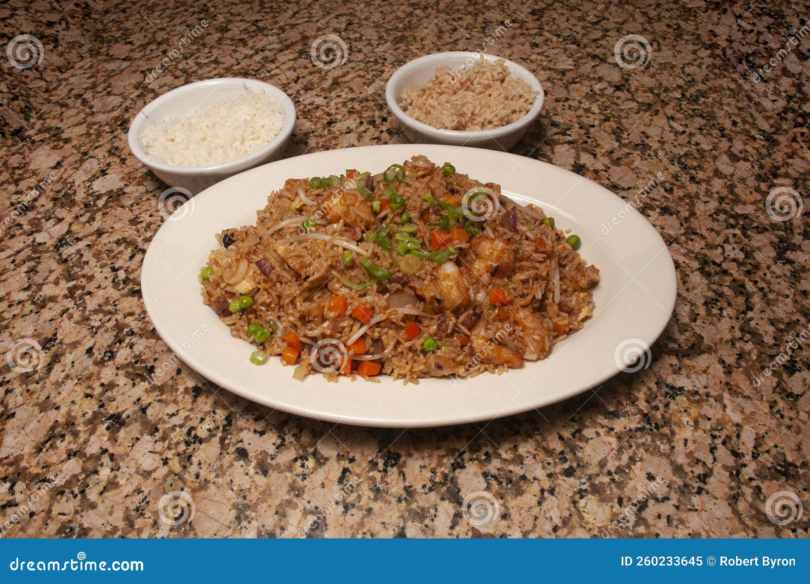 Asian Fried Rice stock image. Image of ethnic, dish - 260233645