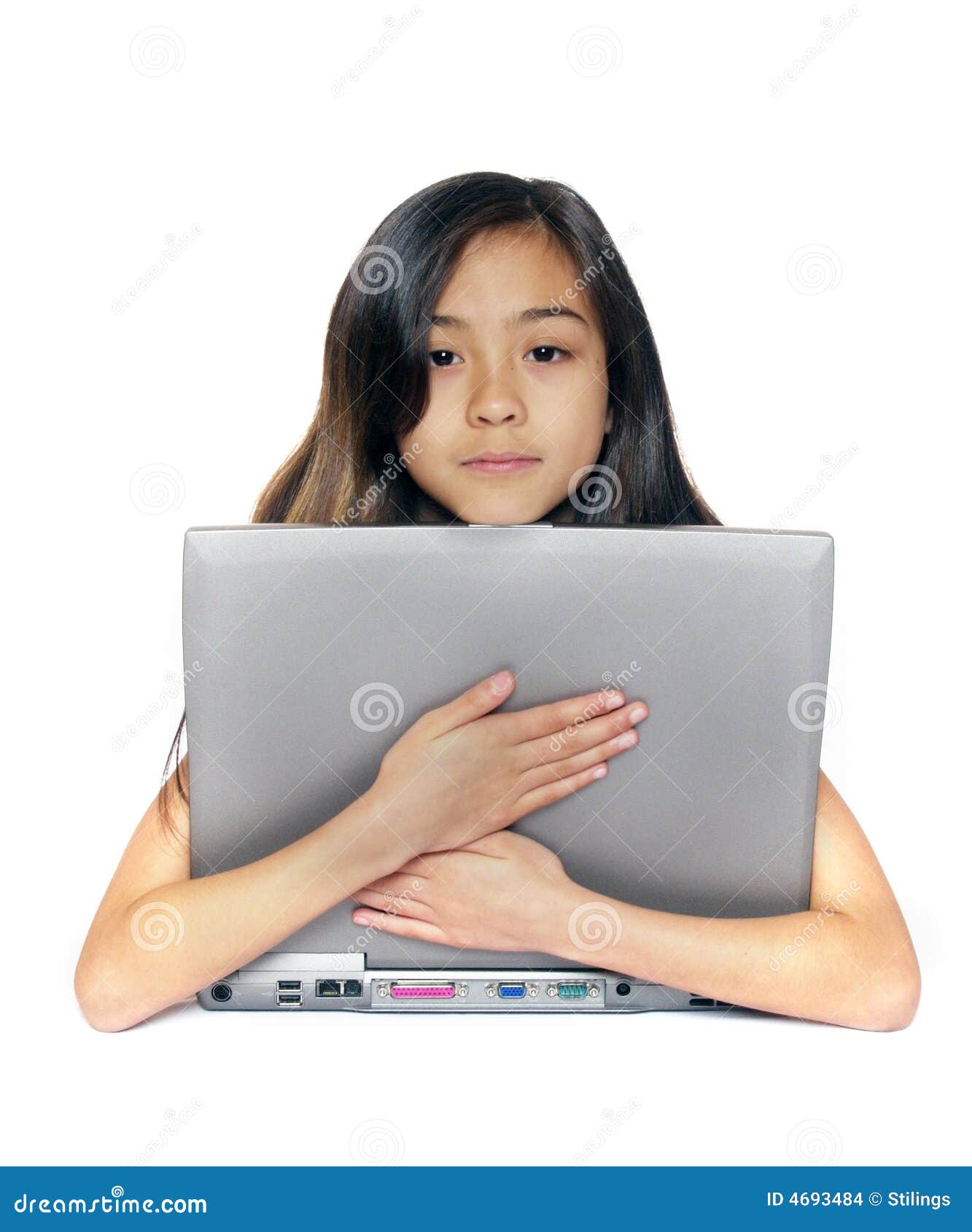 Asian Girl Embracing Technology Stock Photo - Image of modern ...
