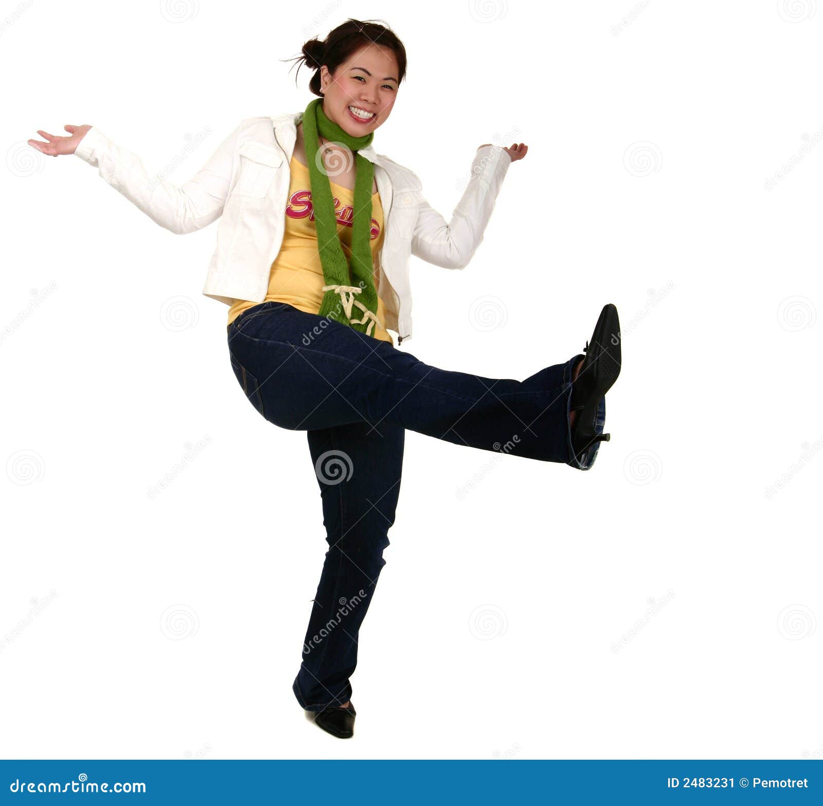 Asian Girl with Fun Expression Stock Image - Image of asian, girl: 2483231