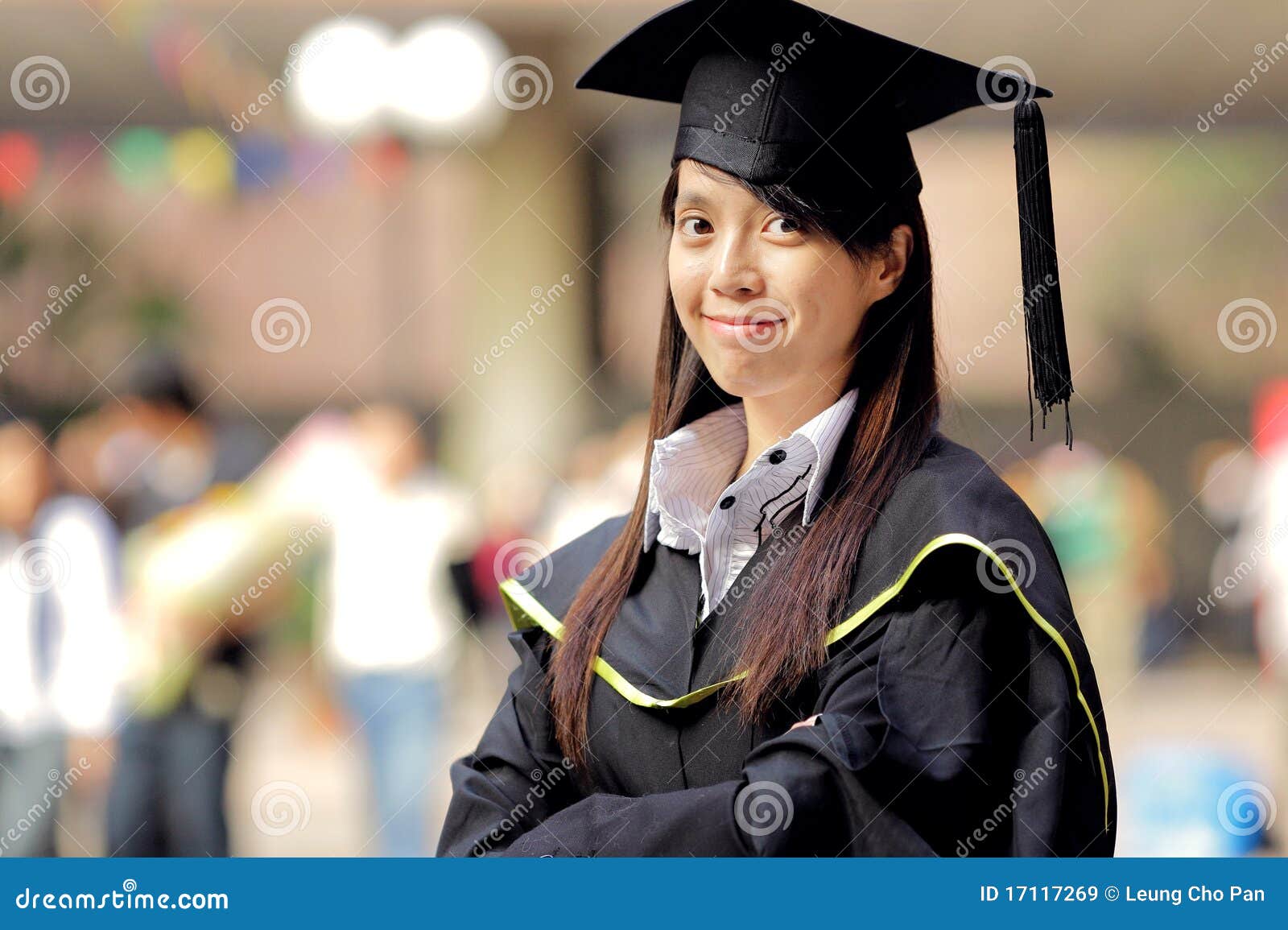 Asian Girl Graduation Stock Image Image Of Education 17117269