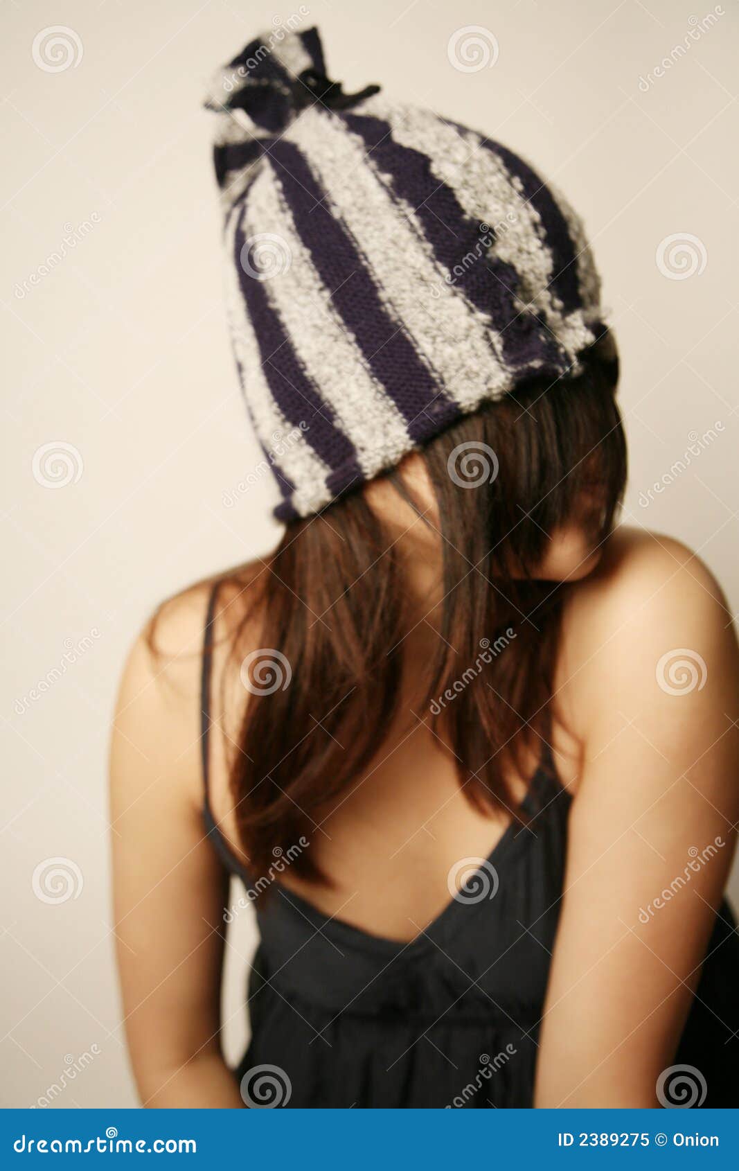 Asian girl wearing cap stock image. Image of girl, female - 2389275