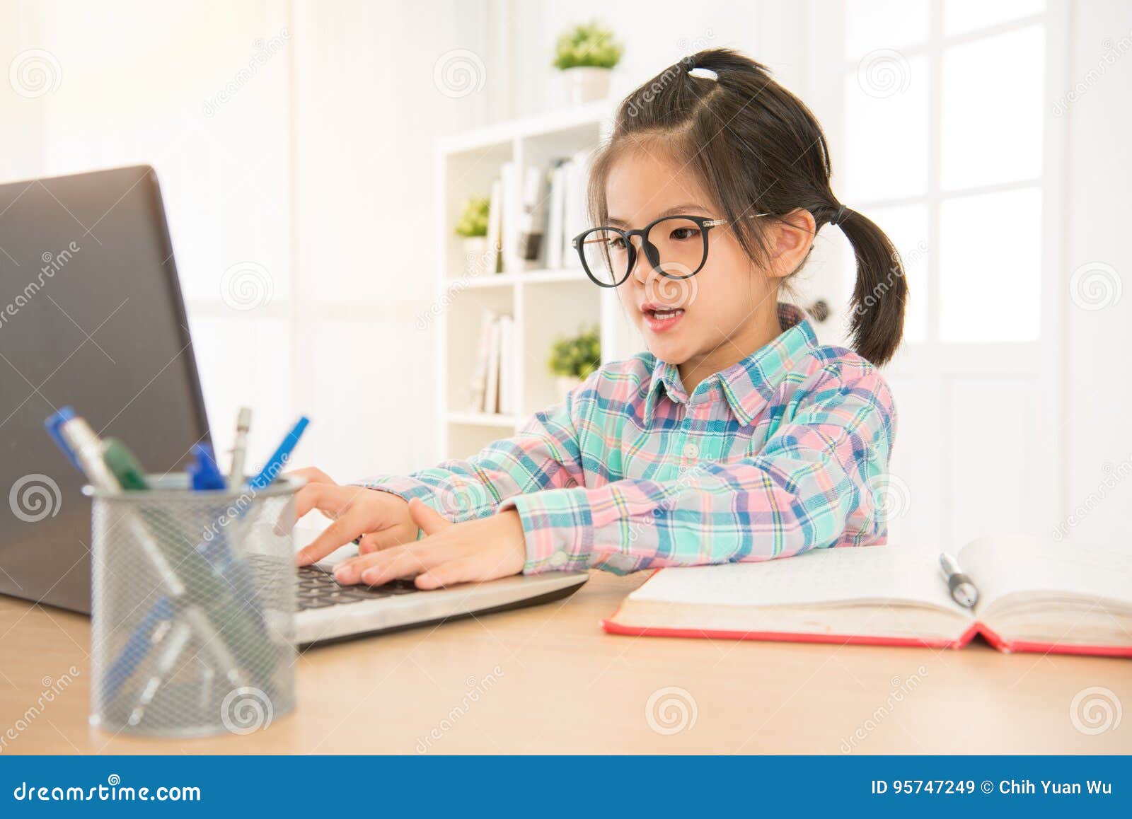 Asian Glasses Elementary School Student Stock Image - Image of learning ...