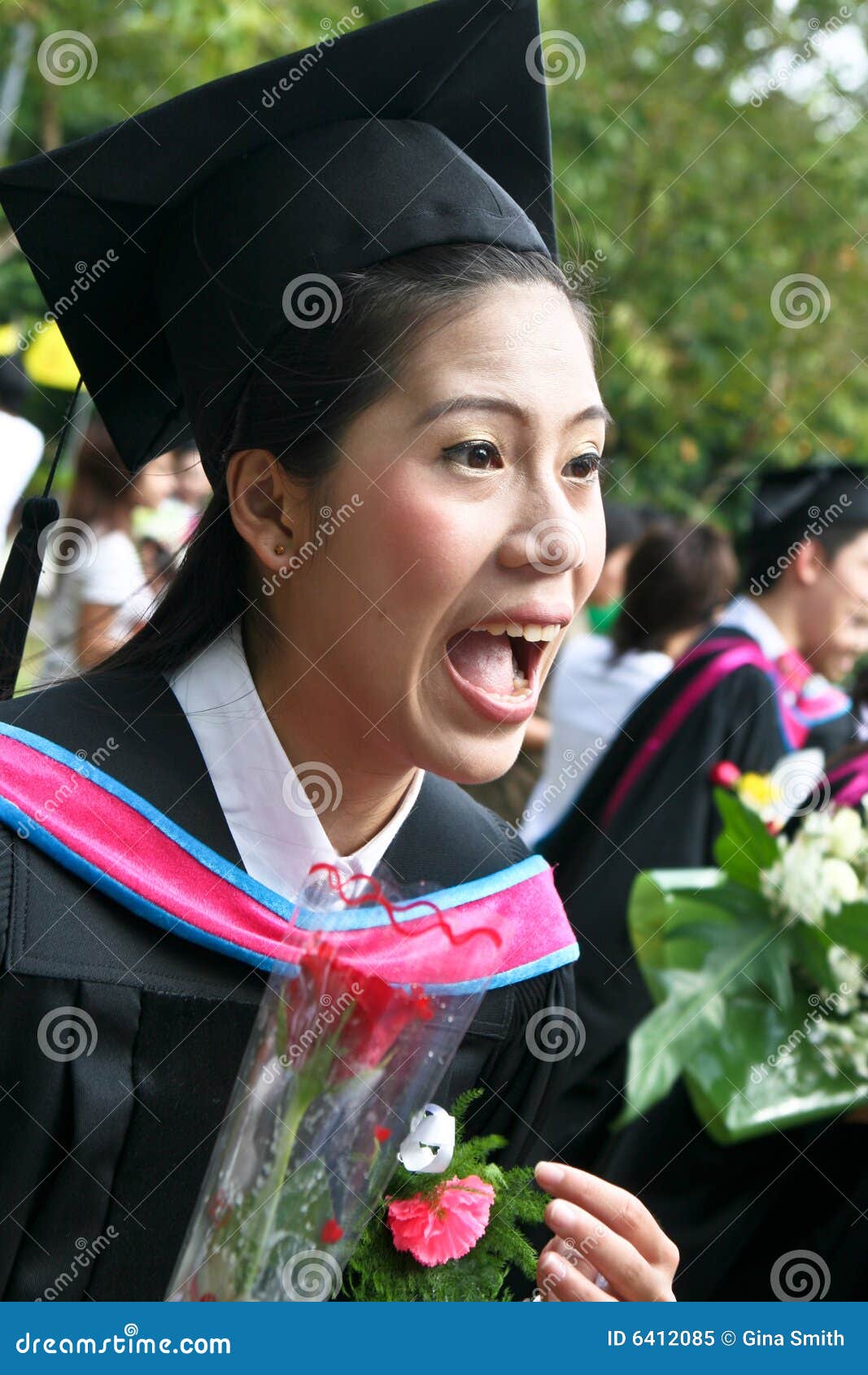Asian graduate stock image. Image of docorate, graduate - 6412085