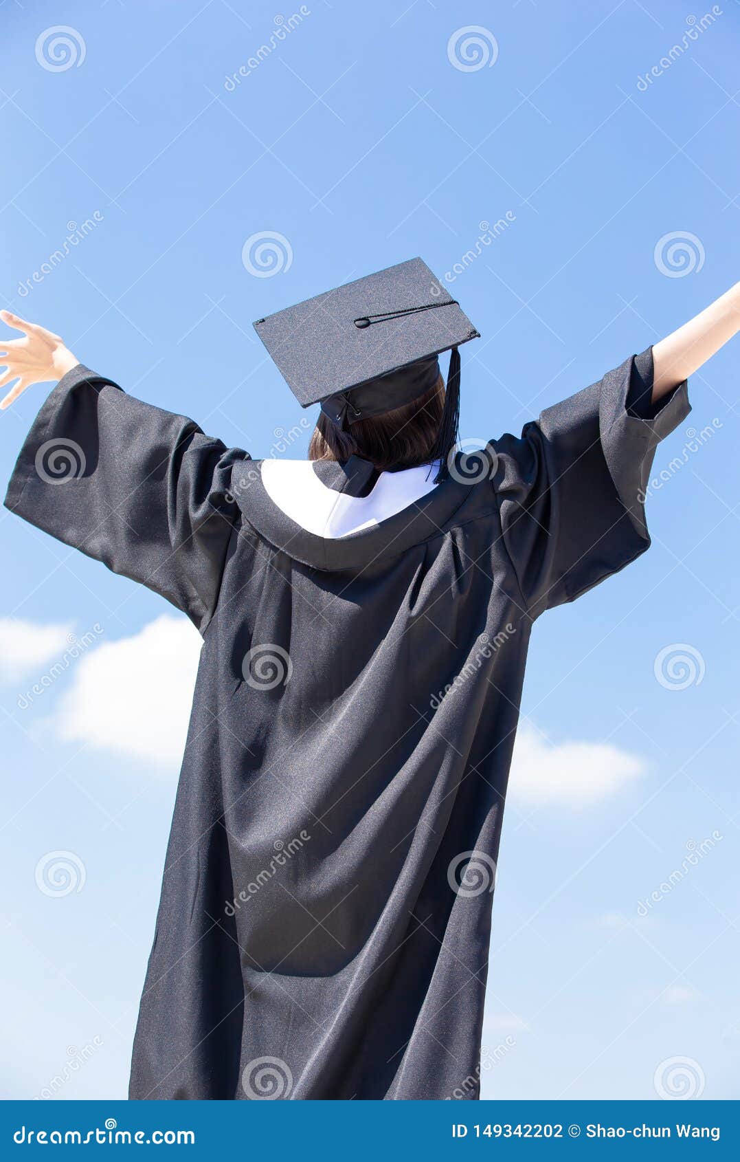 Asian graduate student stock photo. Image of campus - 149342202