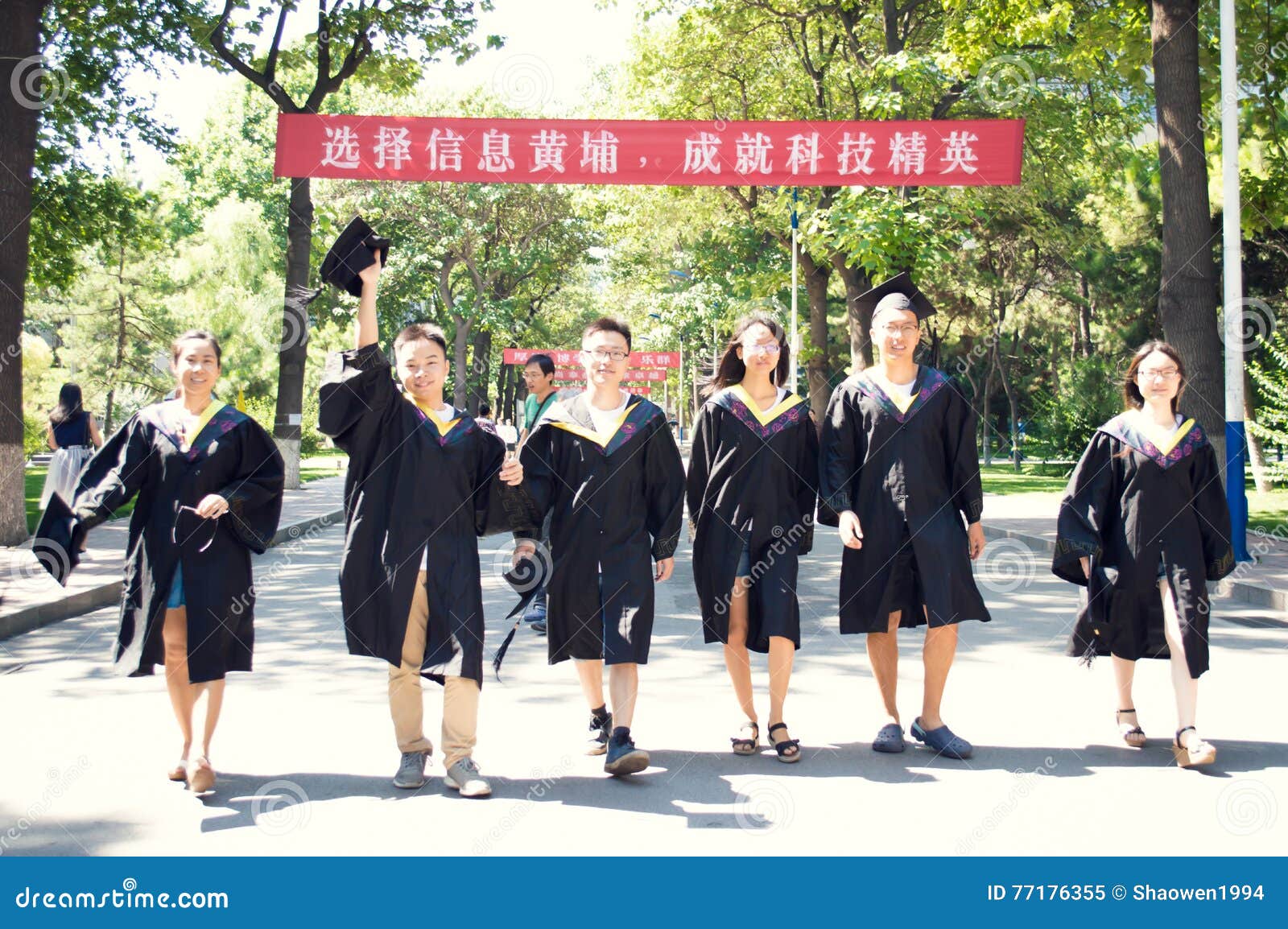 Asian Group Graduation Picture 2 Editorial Image - Image of hispanic ...