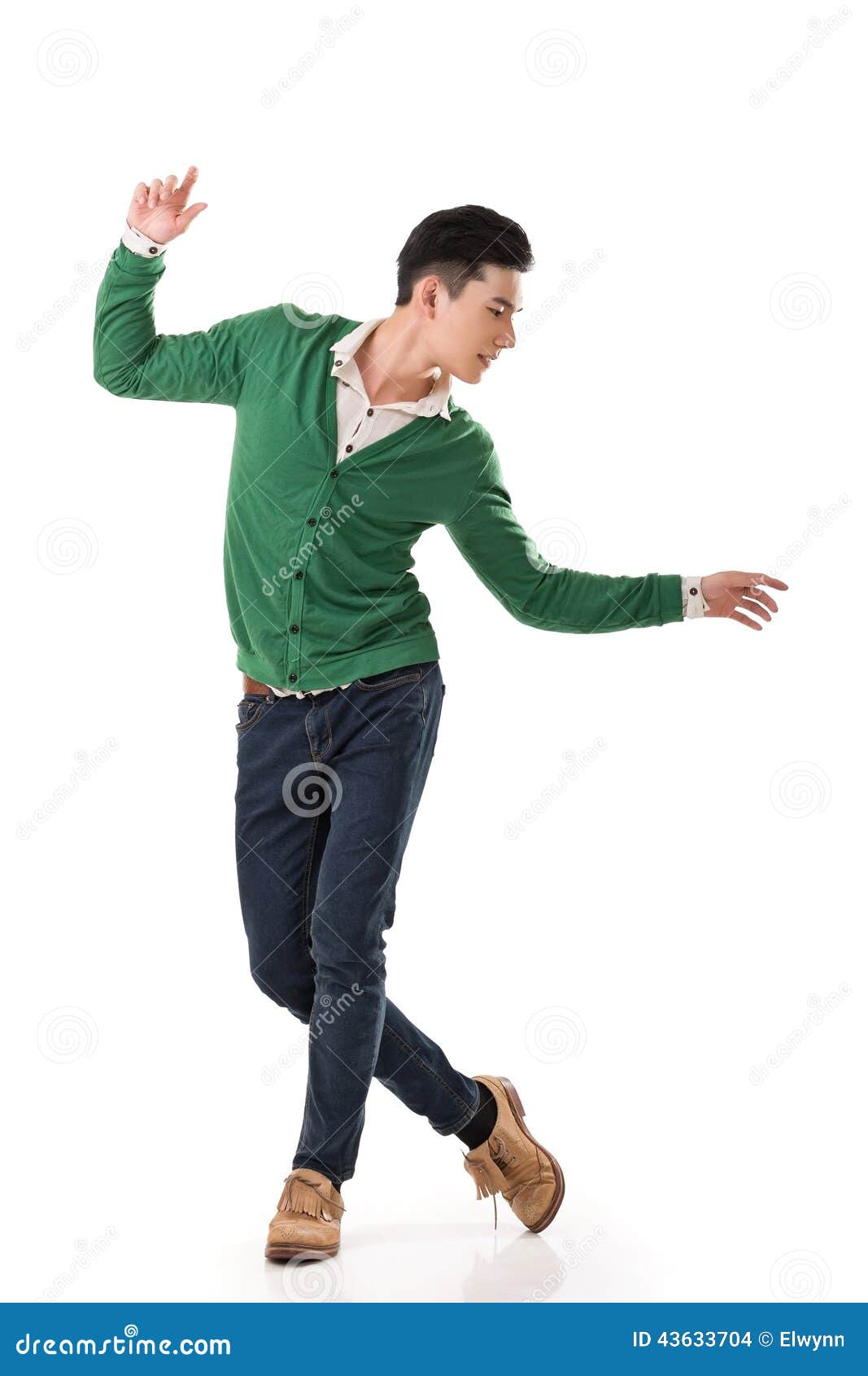 Asian Guy with Dramatic Pose Stock Photo - Image of model, handsome ...