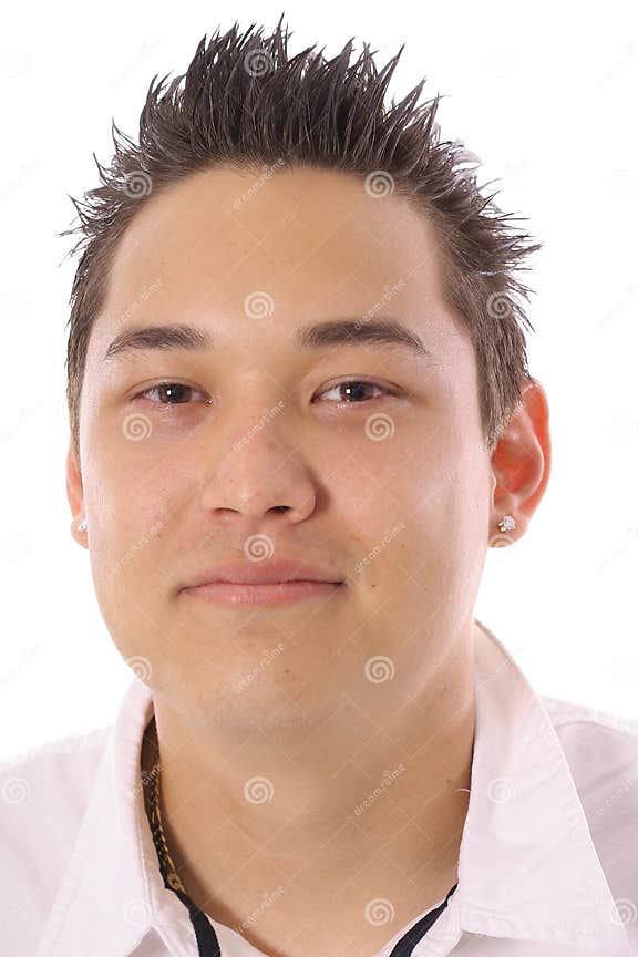 Asian guy headshot stock photo. Image of cultural, korean - 42537182