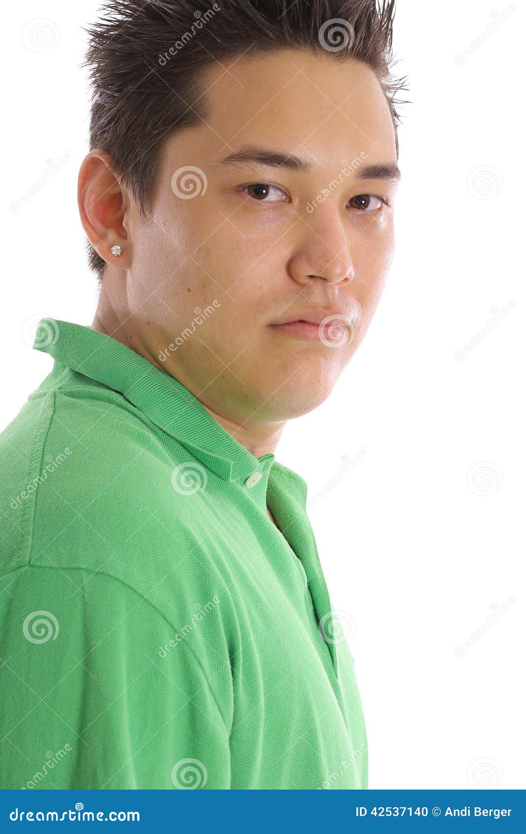 Asian Guy Headshot Vertical Stock Photo - Image of person, emotions ...