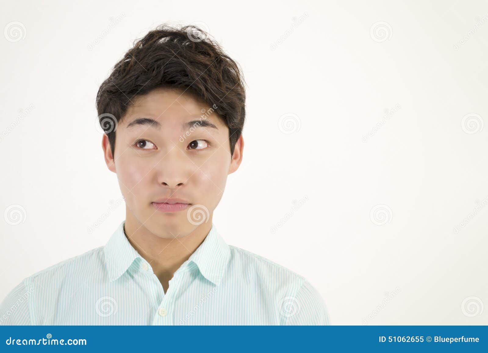 Asian Handsome Man Thinking Stock Image - Image of japanese ...