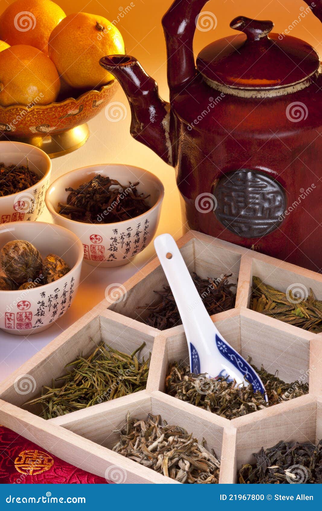 Asian Herbal Teas stock photo. Image of teapot, asia - 21967800