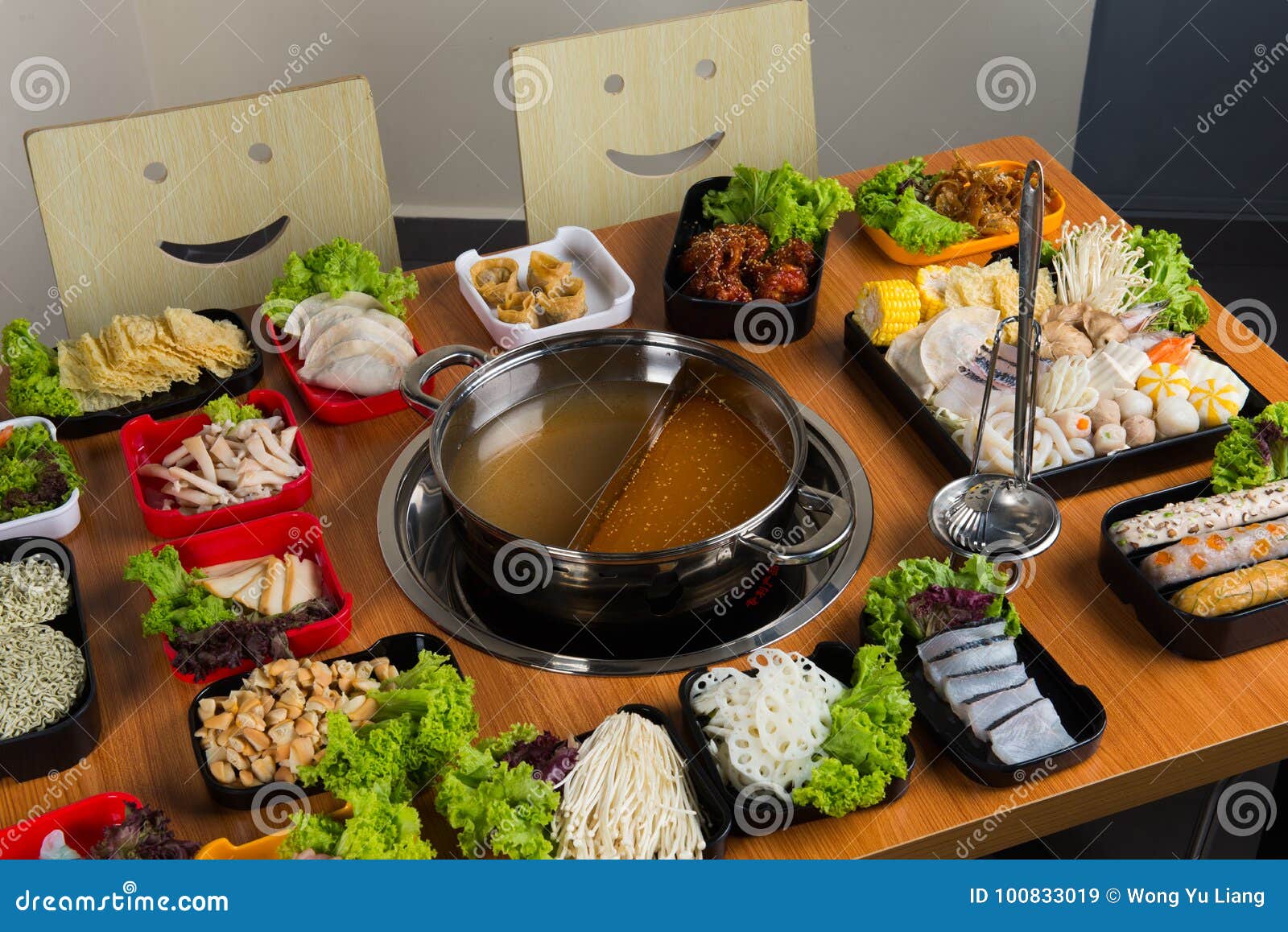 Asian hot pot stock image. Image of dining, menu, feast - 100833019