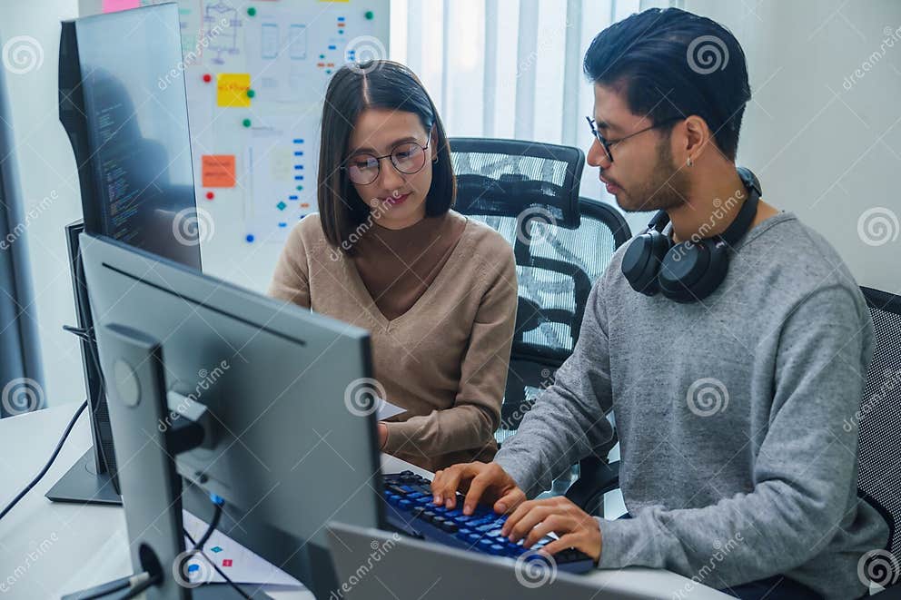 Asian and Indian Developer Team Discussion Feedback Analysis Coding ...